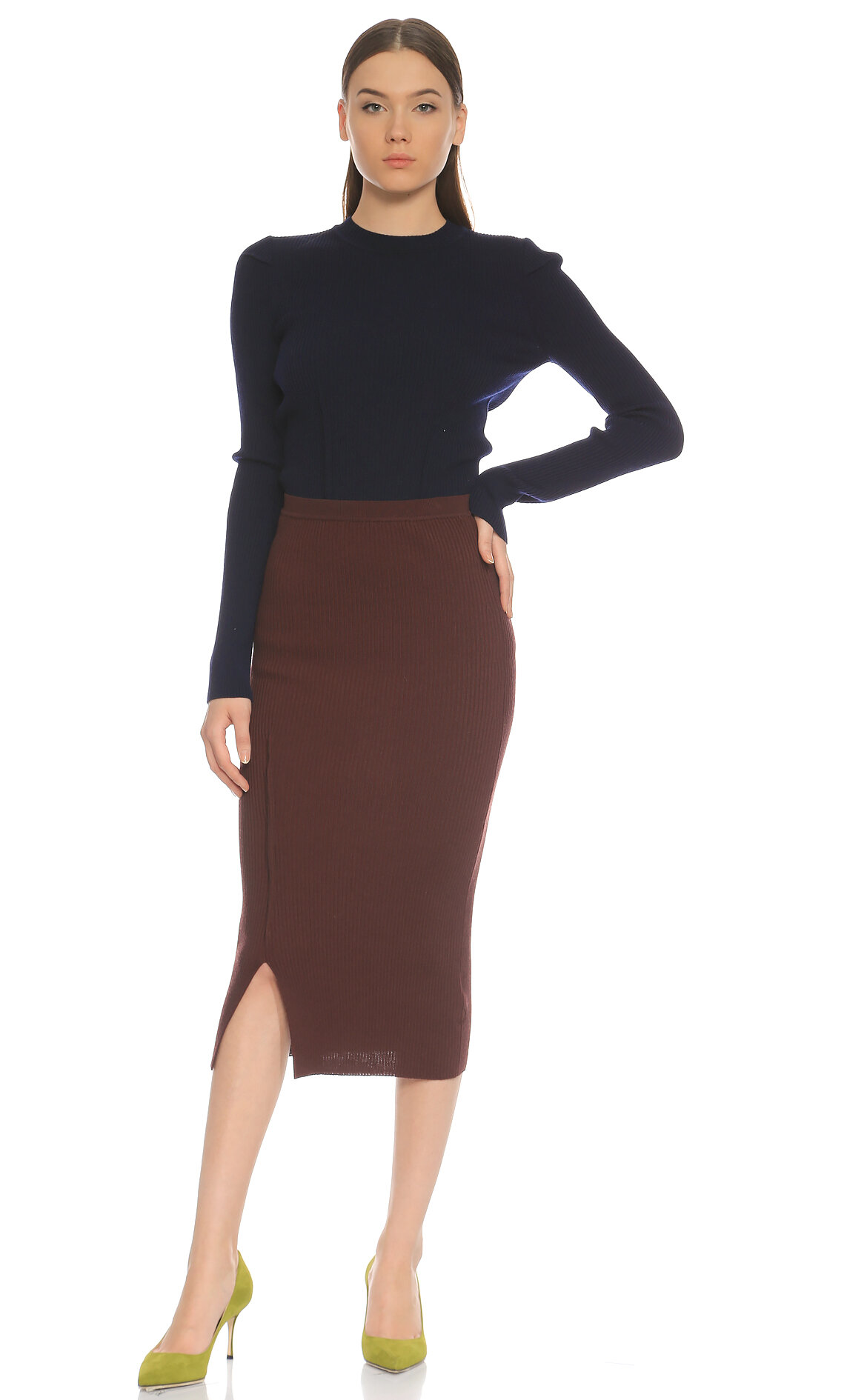 Victoria Beckham-Victoria Beckham Bordo Etek