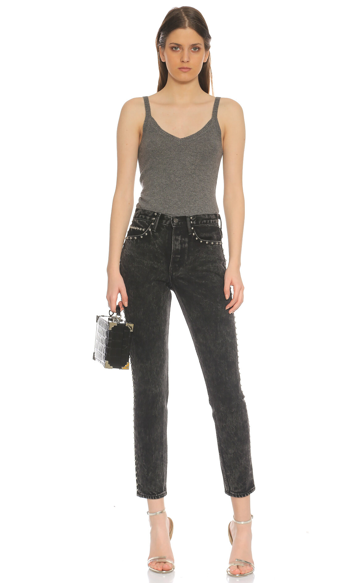 Grlfrnd-Grlfrnd Siyah Jean Pantolon