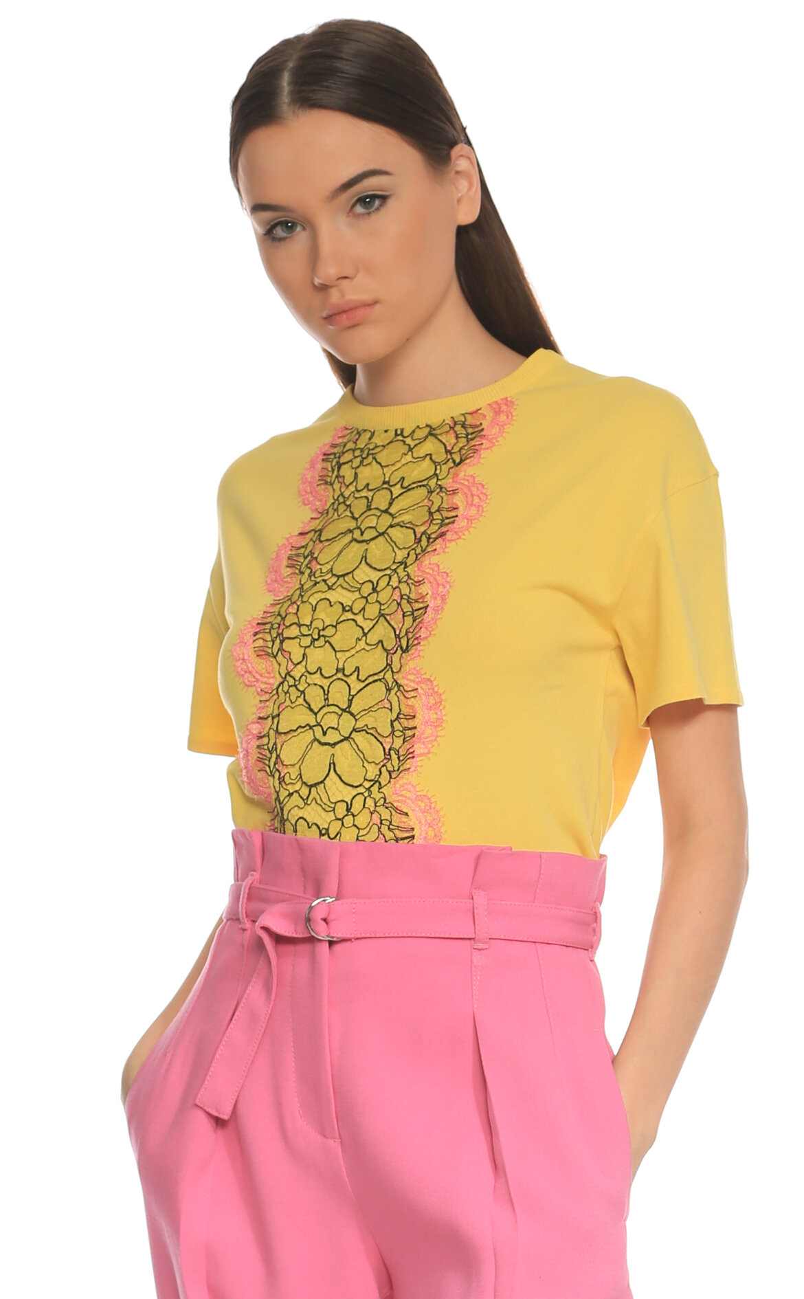 Boutique Moschino-Boutique Moschino Sarı Bluz