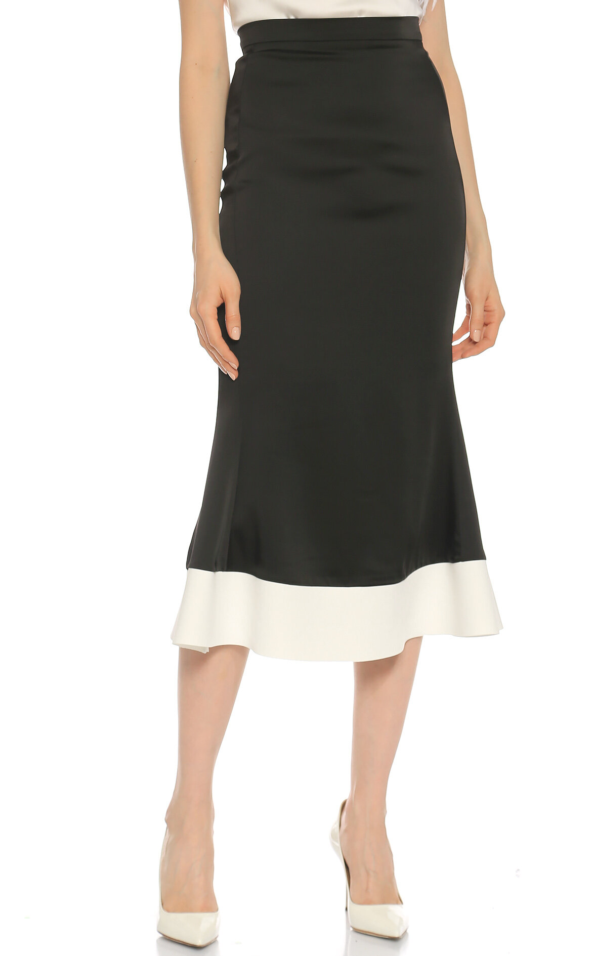 David Koma-David Koma Siyah Etek