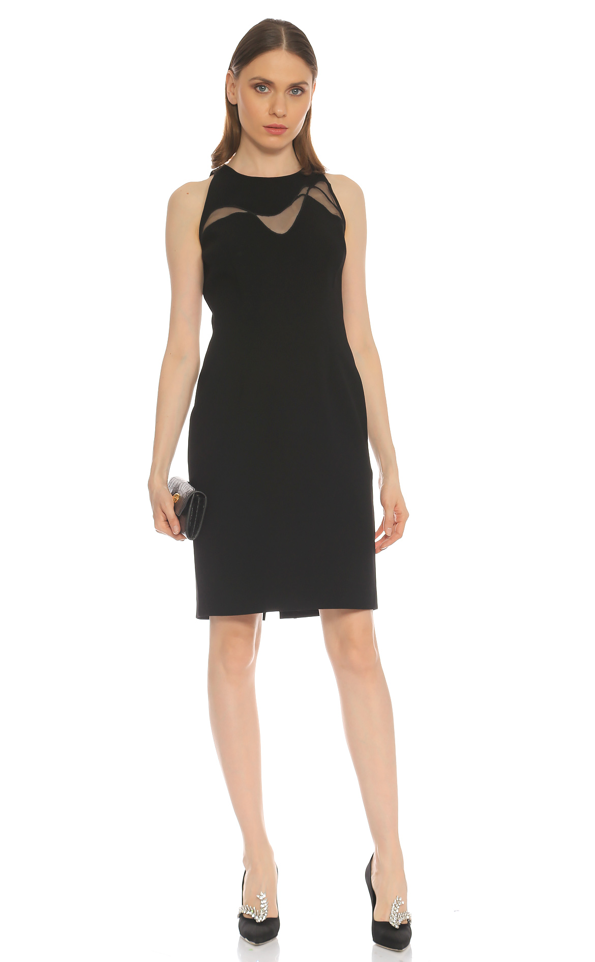 Elie Tahari-Elie Tahari Siyah Elbise