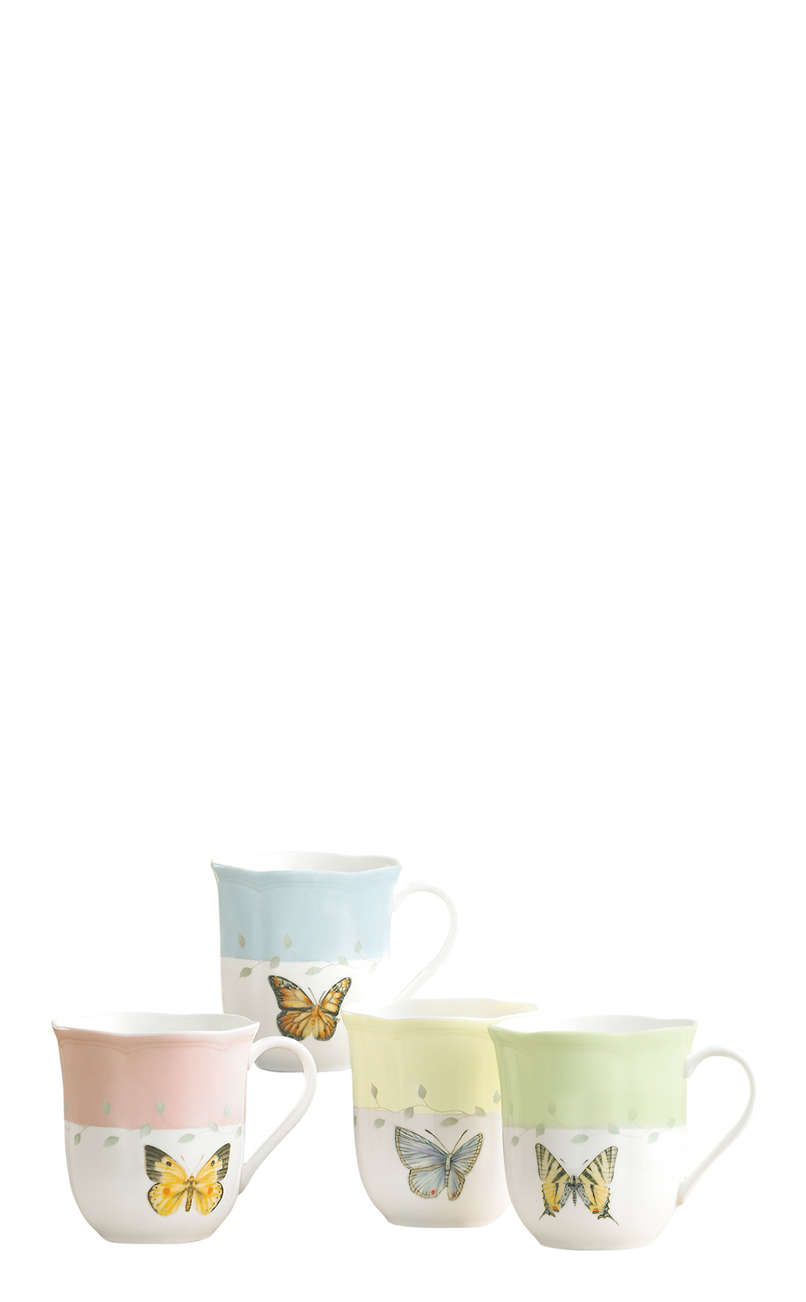 Lenox-Lenox Butterfly Kupa, 4'lü Set Lenox-Lenox Butterfly Kupa, 4'lü Set