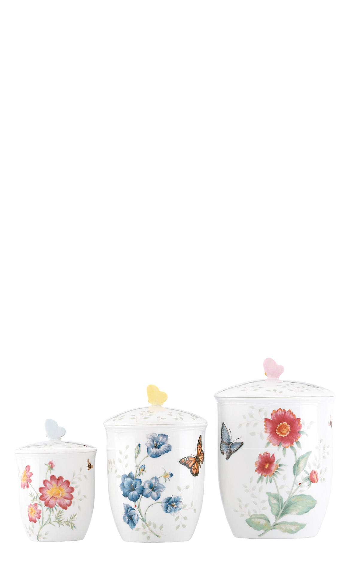 Lenox-Lenox Butterfly Kavanoz, 3'lü Set Lenox-Lenox Butterfly Kavanoz, 3'lü Set