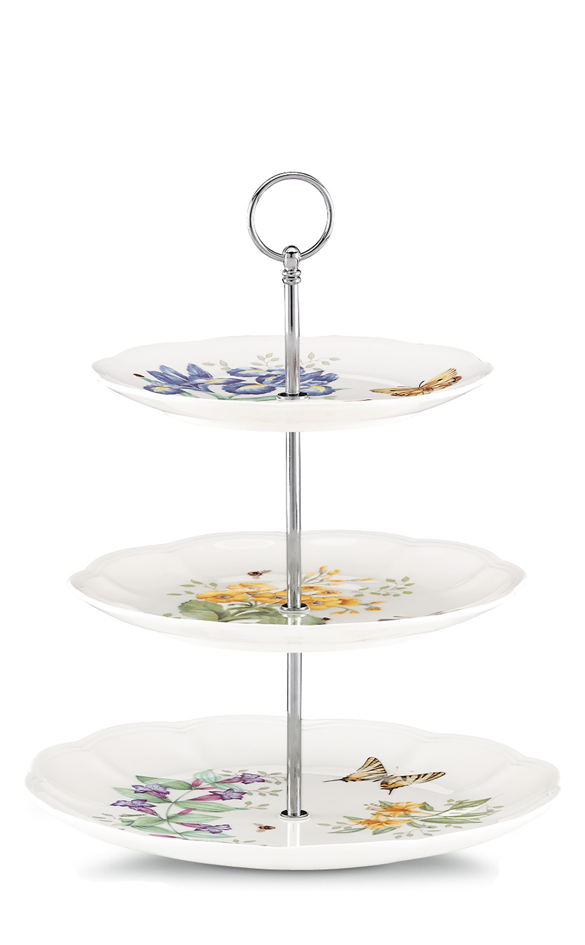 Lenox-Lenox Butterfly 3 Katlı Servis Tabağı Lenox-Lenox Butterfly 3 Katlı Servis Tabağı