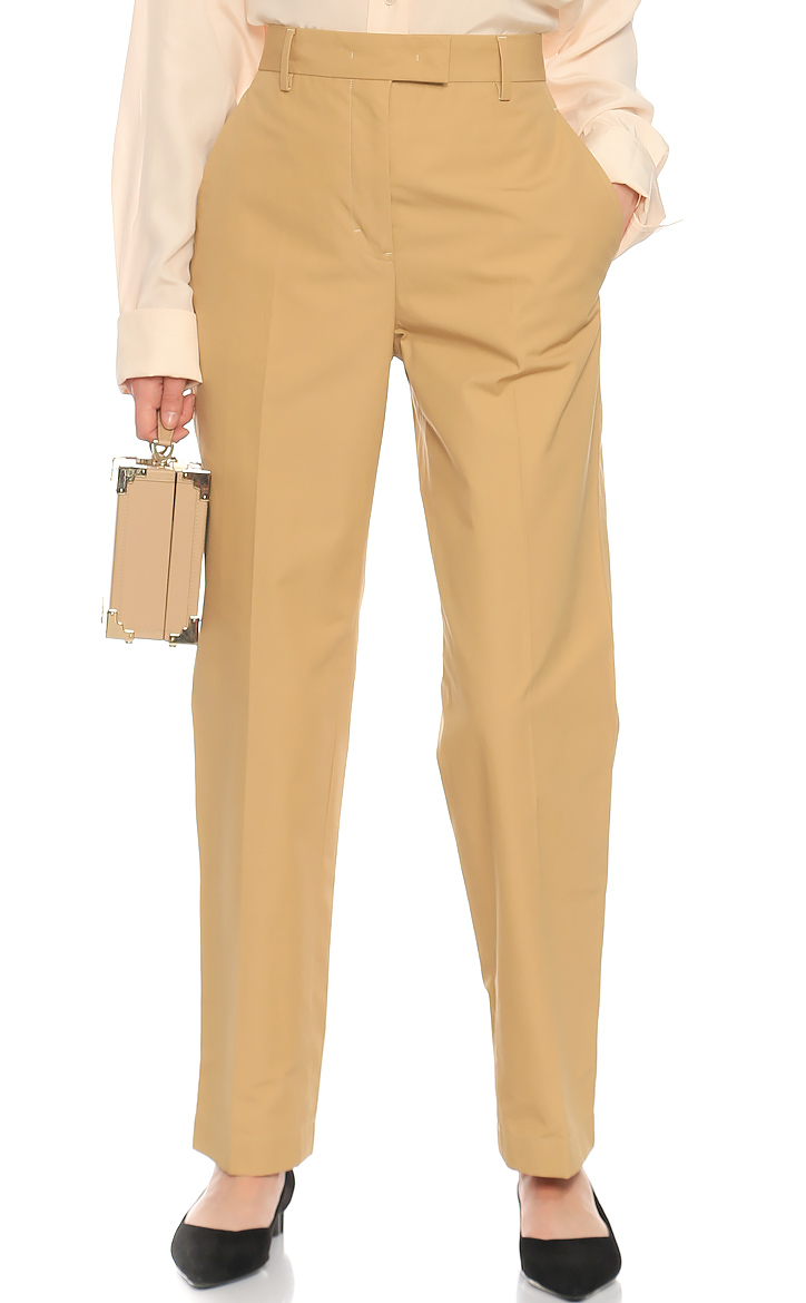Jil Sander-Jil Sander Bej Pantolon Jil Sander-Jil Sander Bej Pantolon
