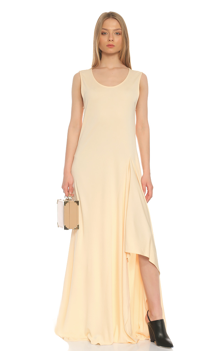 Jil Sander-Jil Sander Pudra Rengi Elbise Jil Sander-Jil Sander Pudra Rengi Elbise