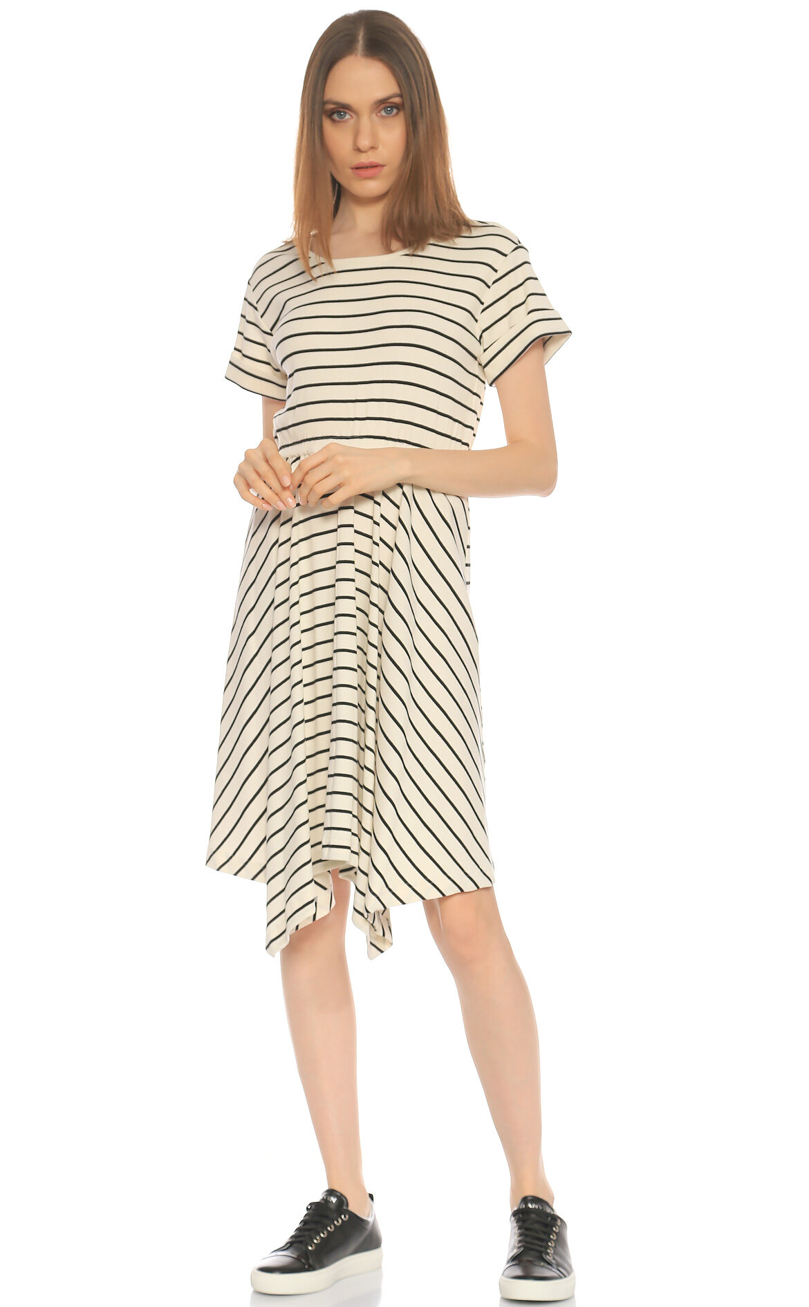 Penny Black-Penny Black Ekru Elbise