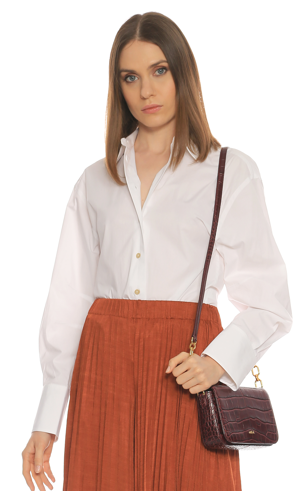 Elizabeth & James-Elizabeth & James Beyaz Gömlek