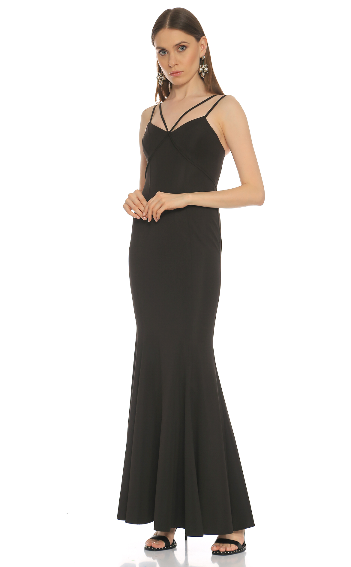 Zac Zac Posen-Zac Zac Posen Siyah Gece Elbisesi