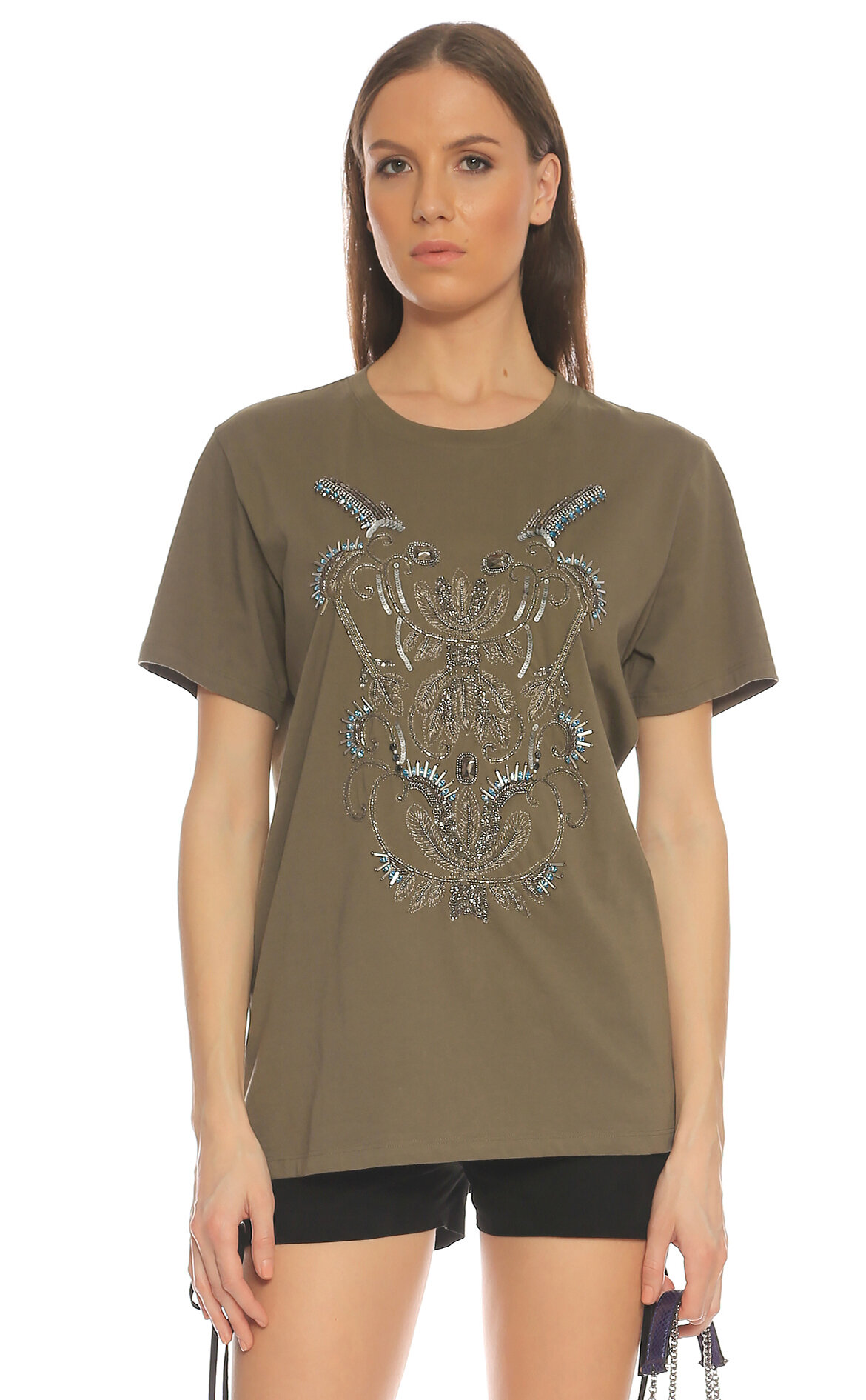 Barbara Bui-Barbara Bui Haki T-Shirt