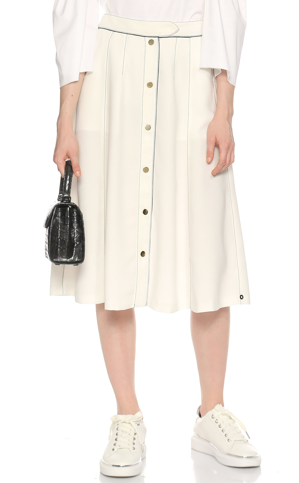 Penny Black-Penny Black Beyaz Etek