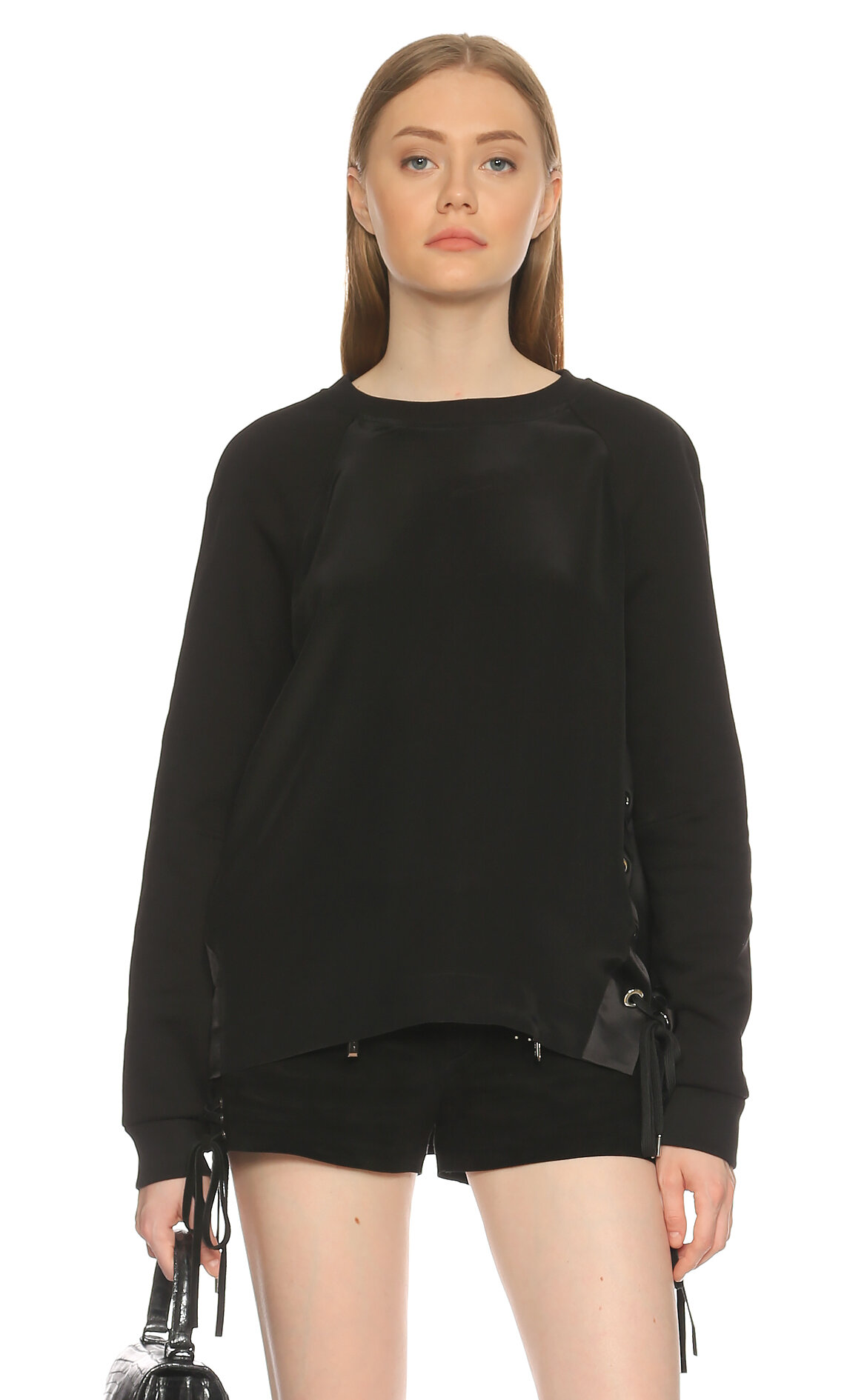 Barbara Bui-Barbara Bui Düz Desen Siyah Bluz