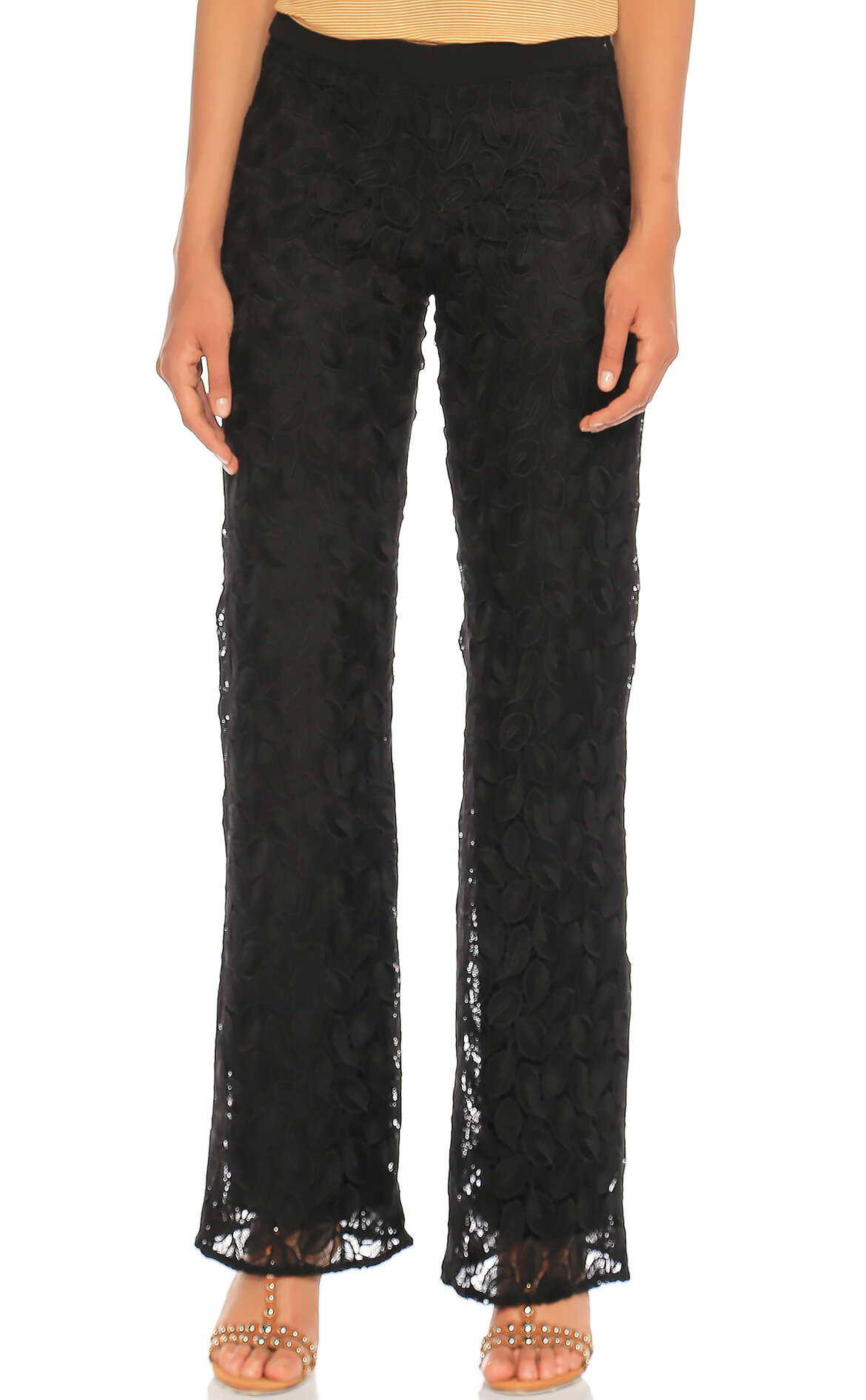 Penny Black-Penny Black İşleme Detaylı Siyah Pantolon