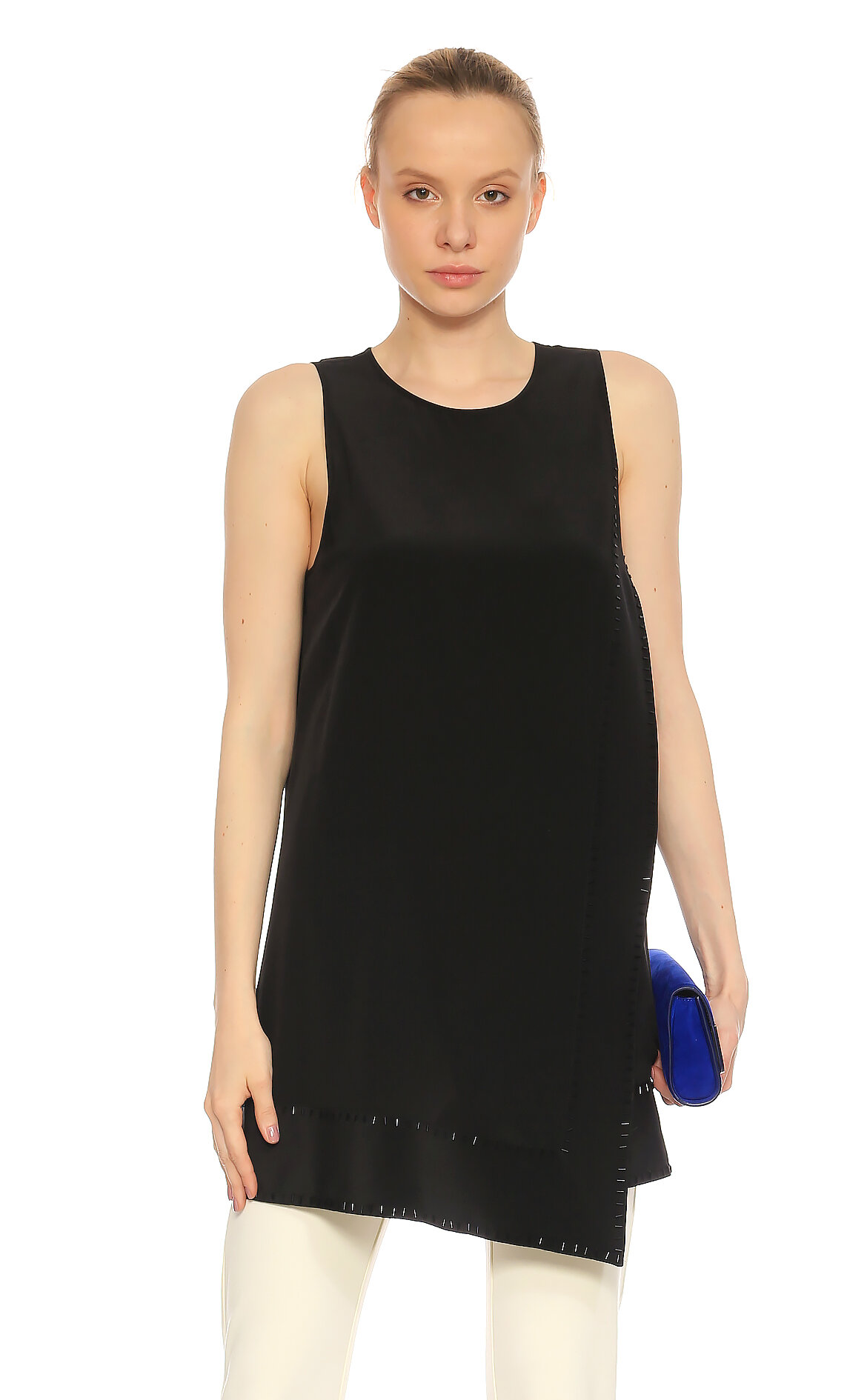 DKNY-DKNY Siyah Bluz