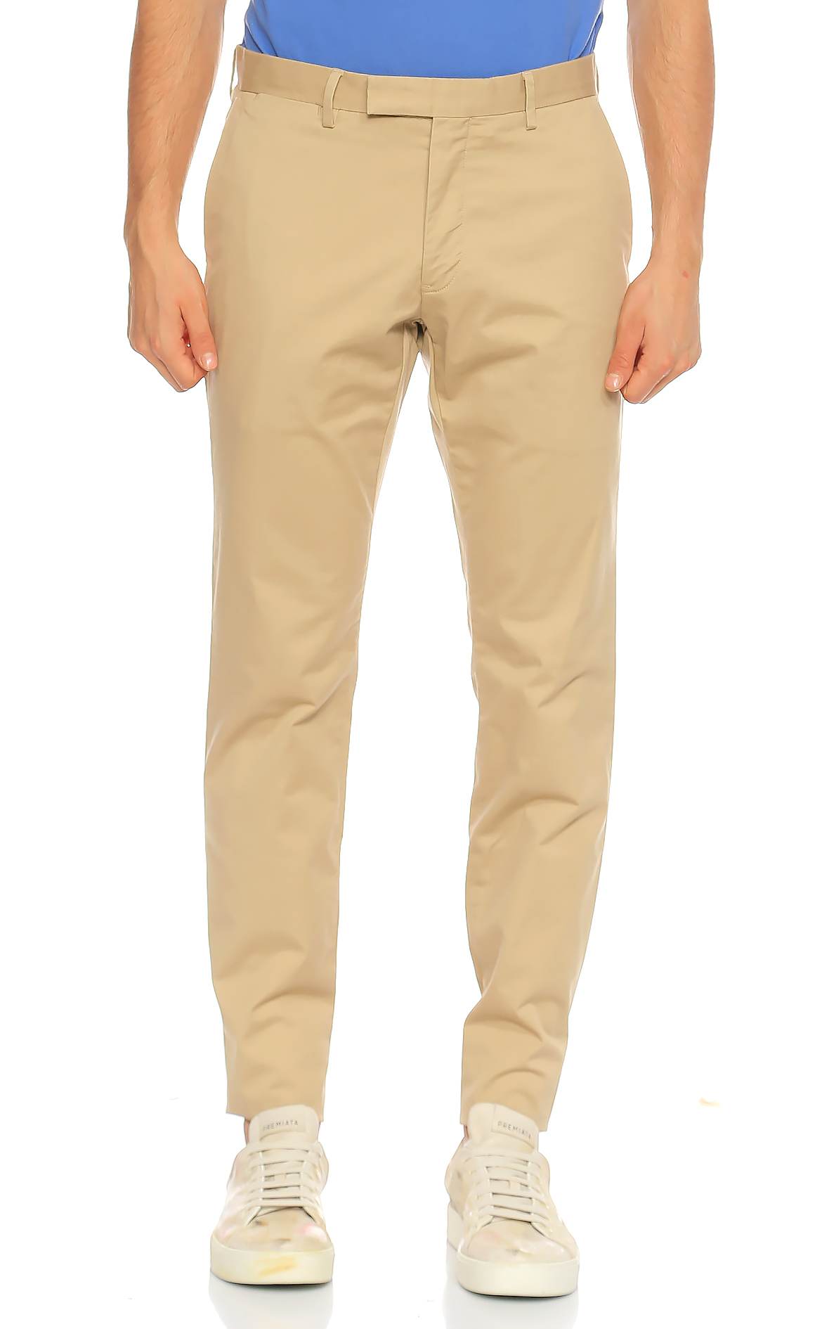 Ralph Lauren Blue Label-Ralph Lauren Blue Label Slim Fit Haki Pantolon