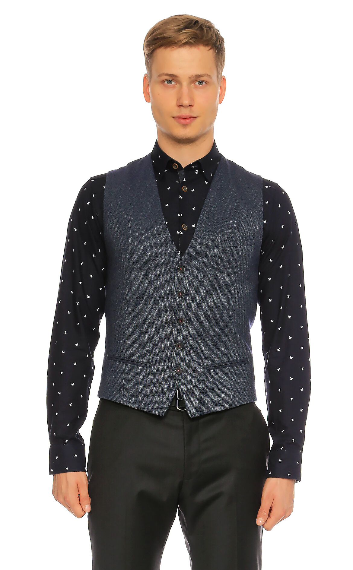 Ted Baker-Ted Baker Lacivert Yelek