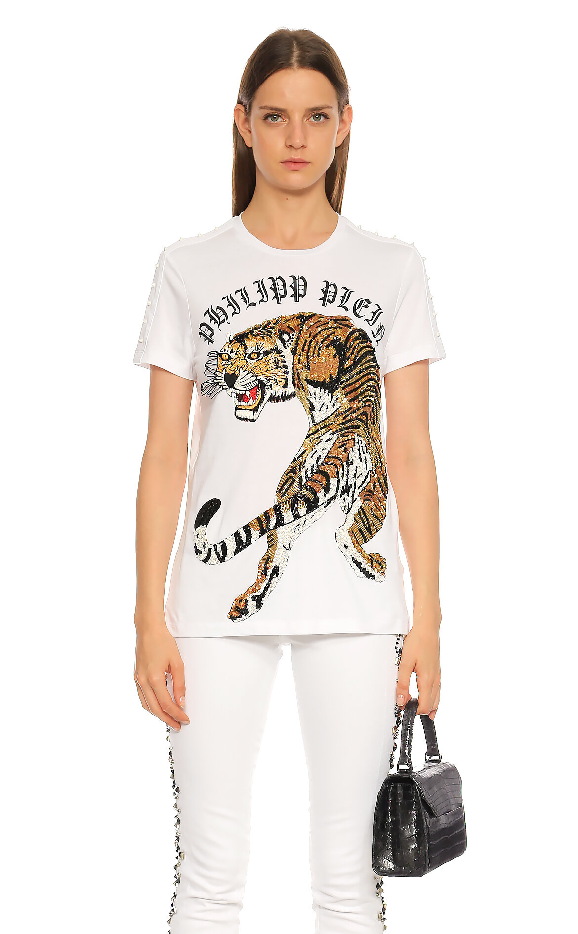 Philipp Plein-Philipp Plein Beyaz T-Shirt