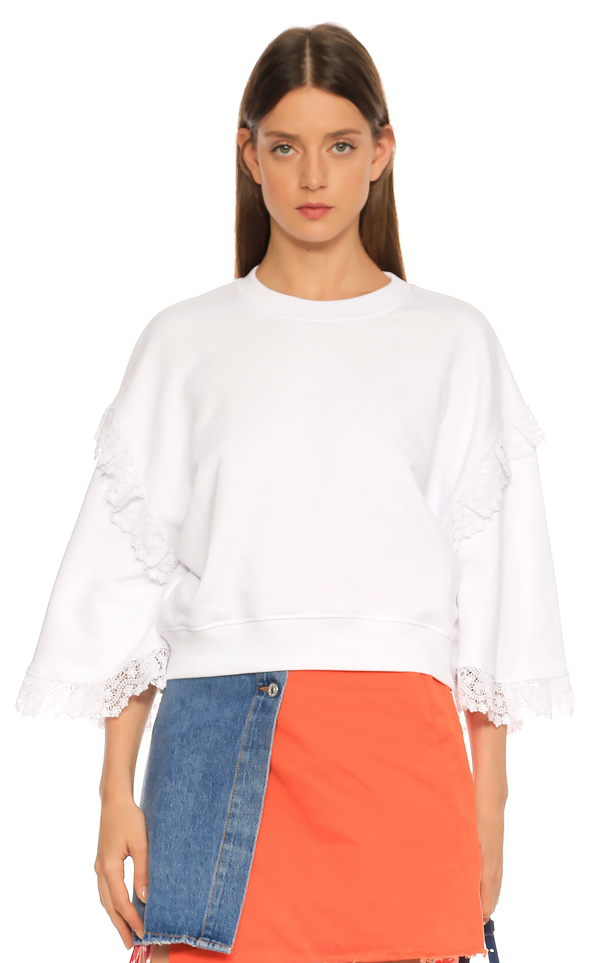 MSGM-MSGM Beyaz T-Shirt