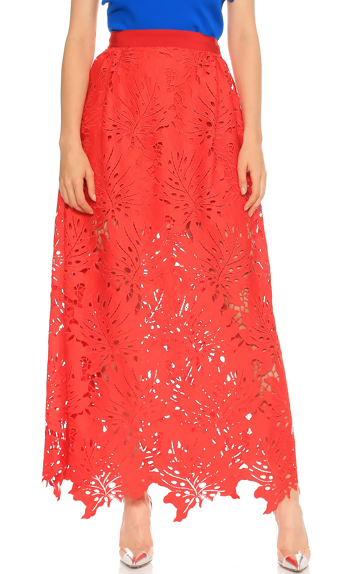 MSGM-MSGM Kırmızı Etek