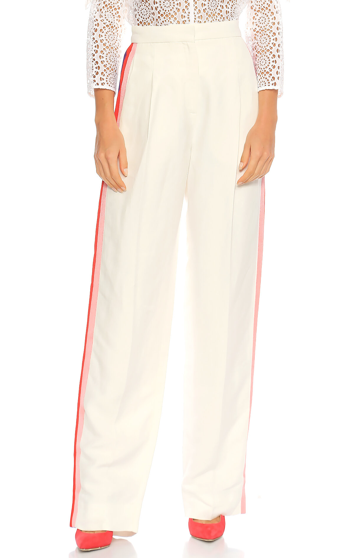 Sandro-Sandro Beyaz Pantolon