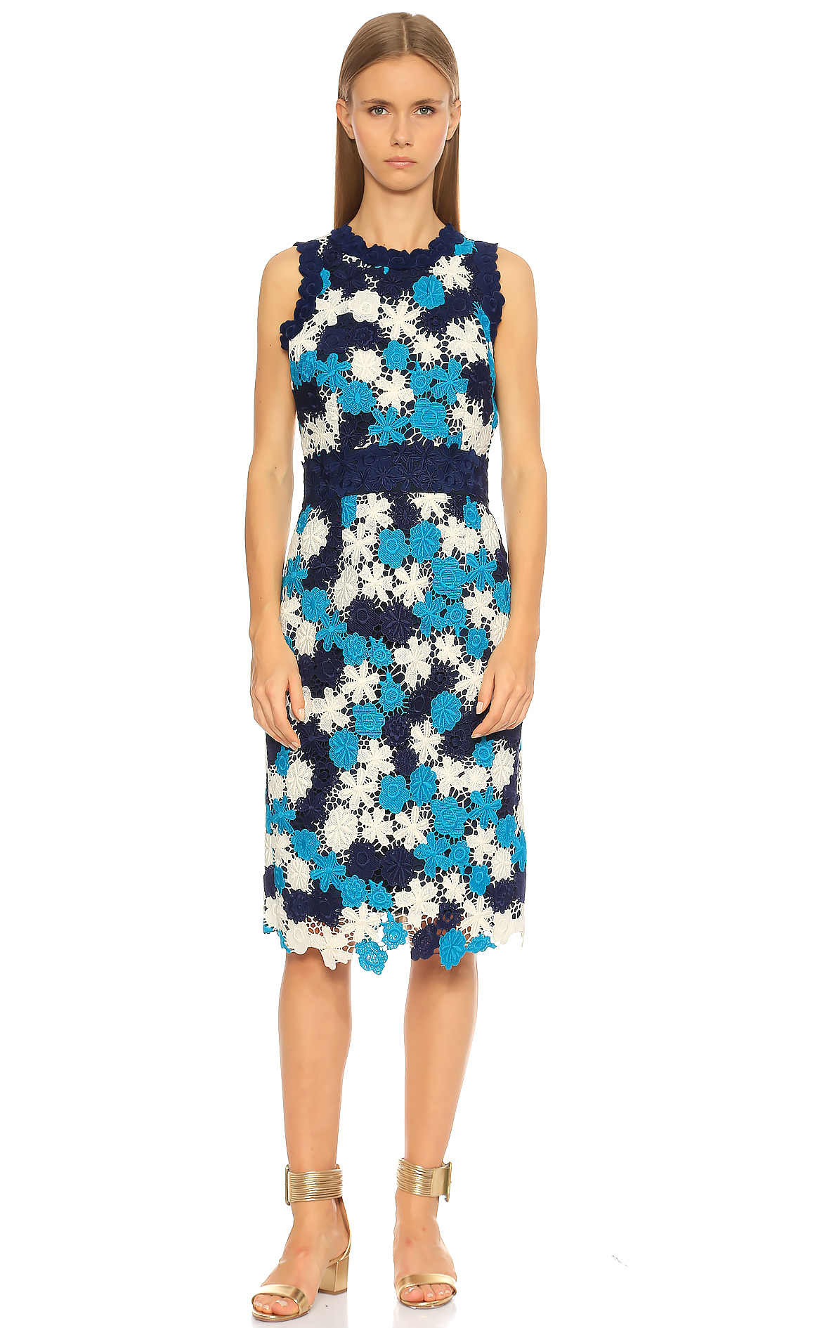 Juicy Couture-Juicy Couture İşleme Detaylı Renkli Elbise