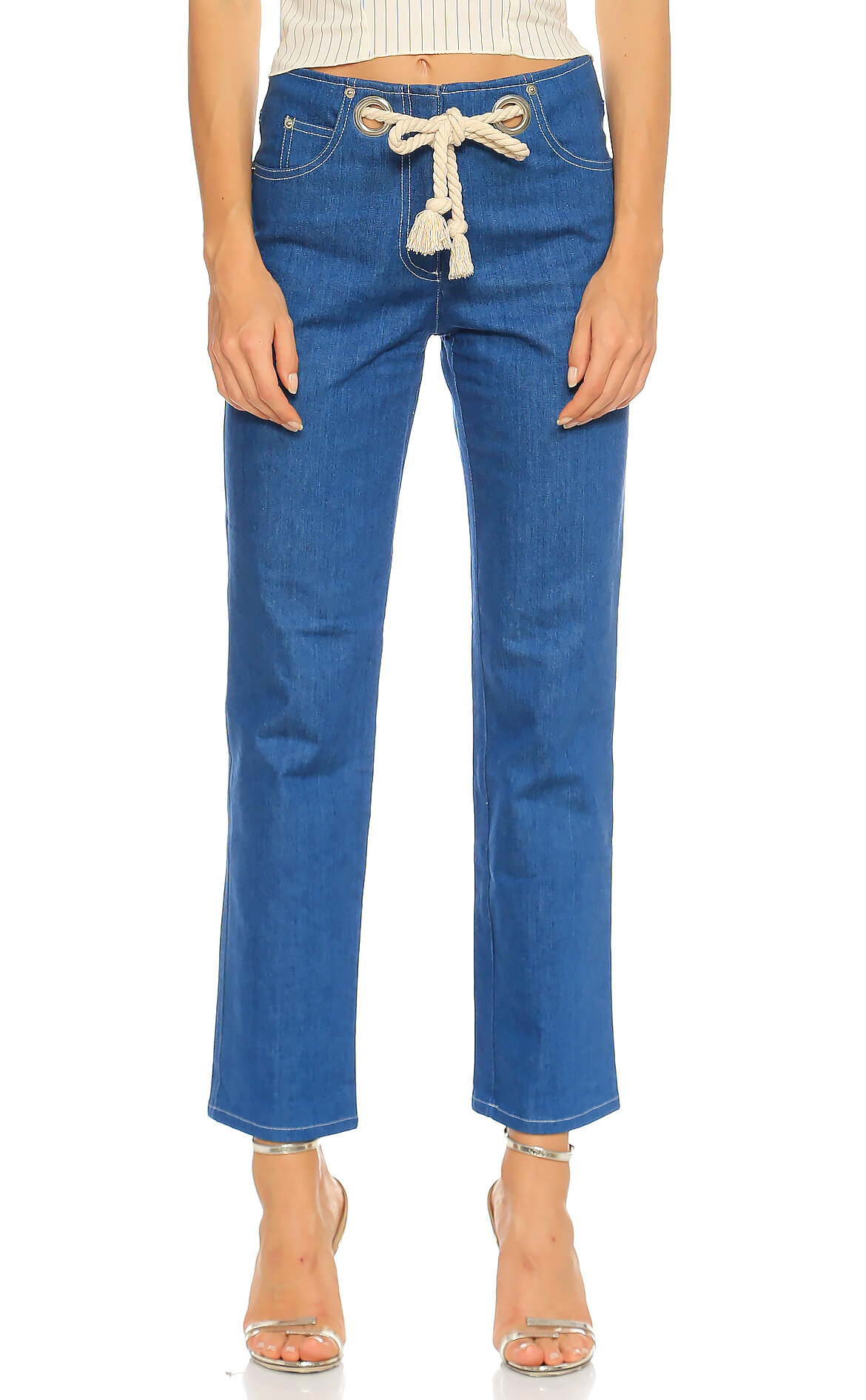 Miaou-Miaou İndigo Jean Pantolon