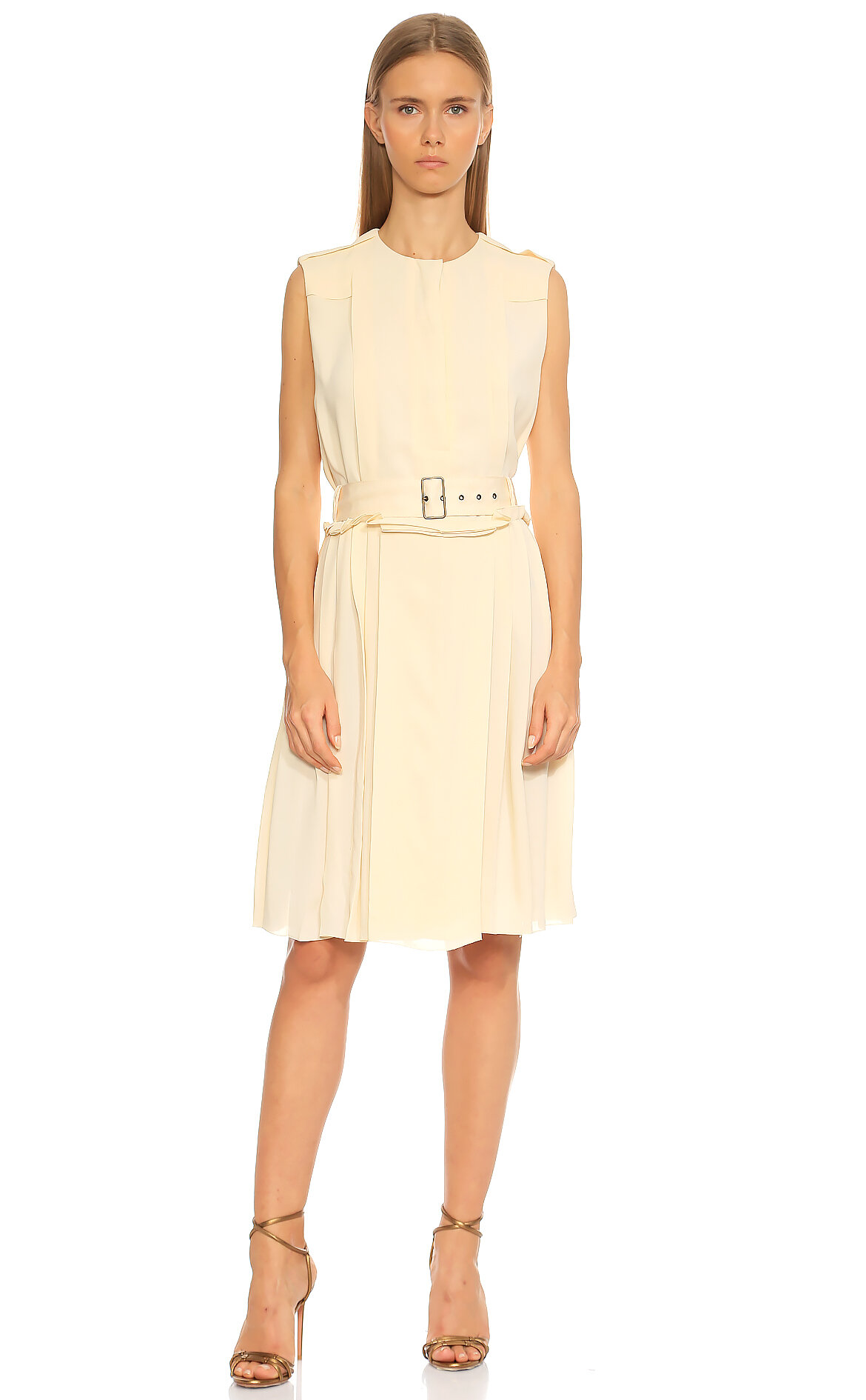 Lanvin-Lanvin Ekru Elbise