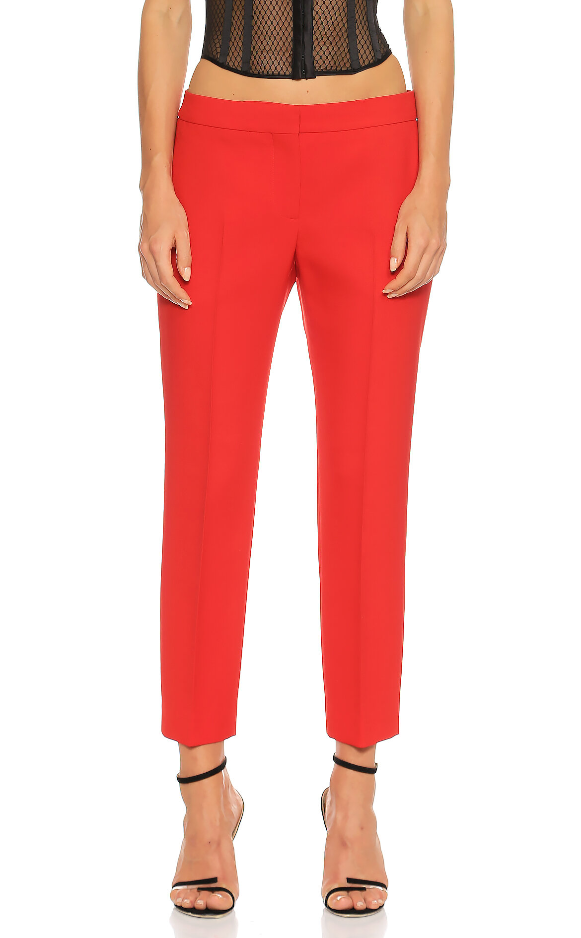 Alexander McQueen-Alexander McQueen Kırmızı Pantolon