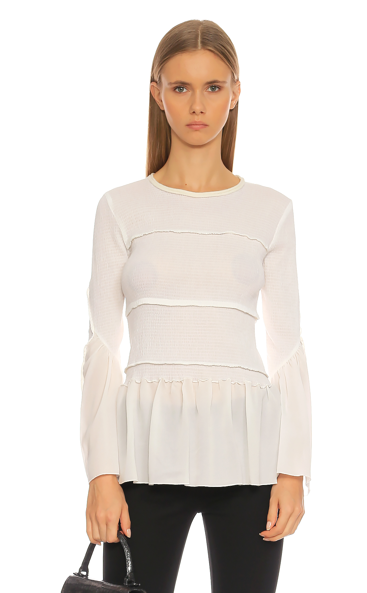 3.1 Phillip Lim-3.1 Phillip Lim Beyaz Bluz