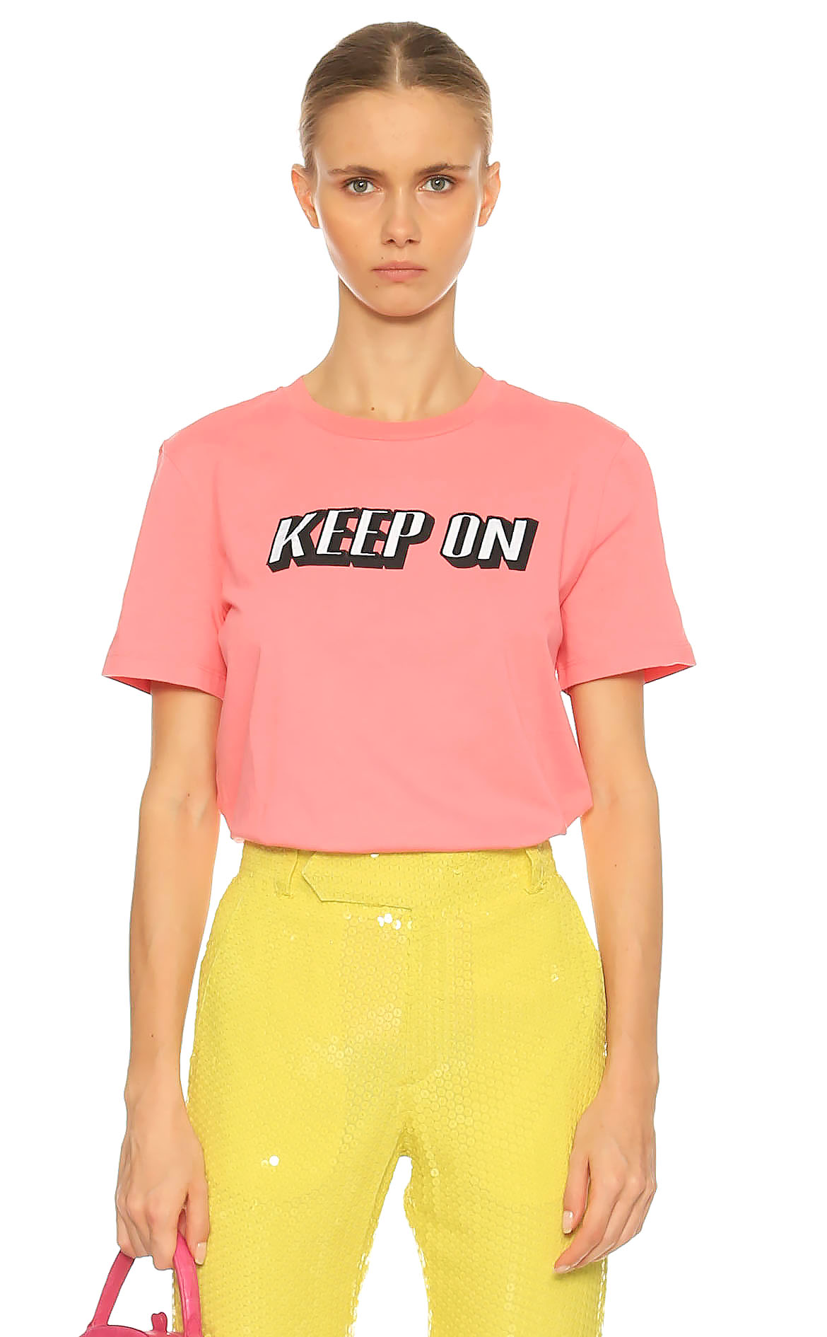 Sandro-Sandro Pembe T-Shirt Sandro-Sandro Pembe T-Shirt