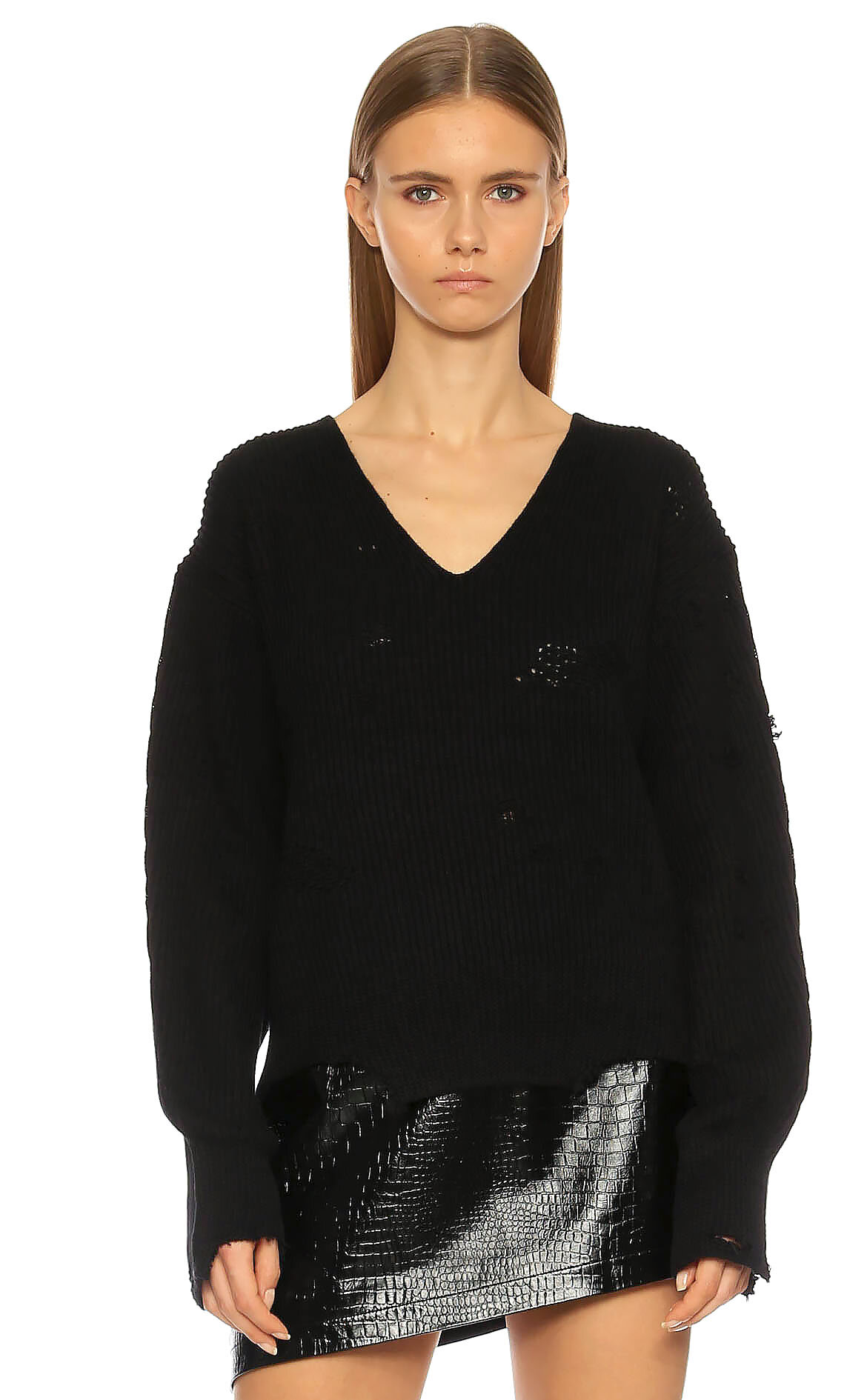 Helmut Lang-Helmut Lang Siyah Triko