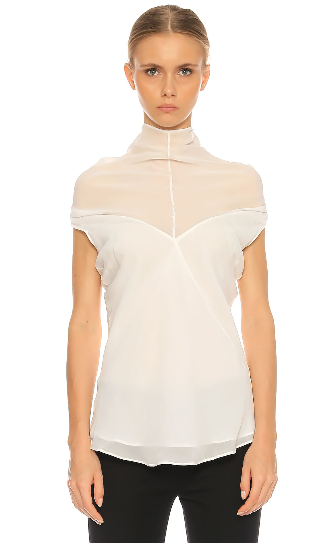 Olivier Theyskens-Olivier Theyskens Beyaz Bluz Olivier Theyskens-Olivier Theyskens Beyaz Bluz