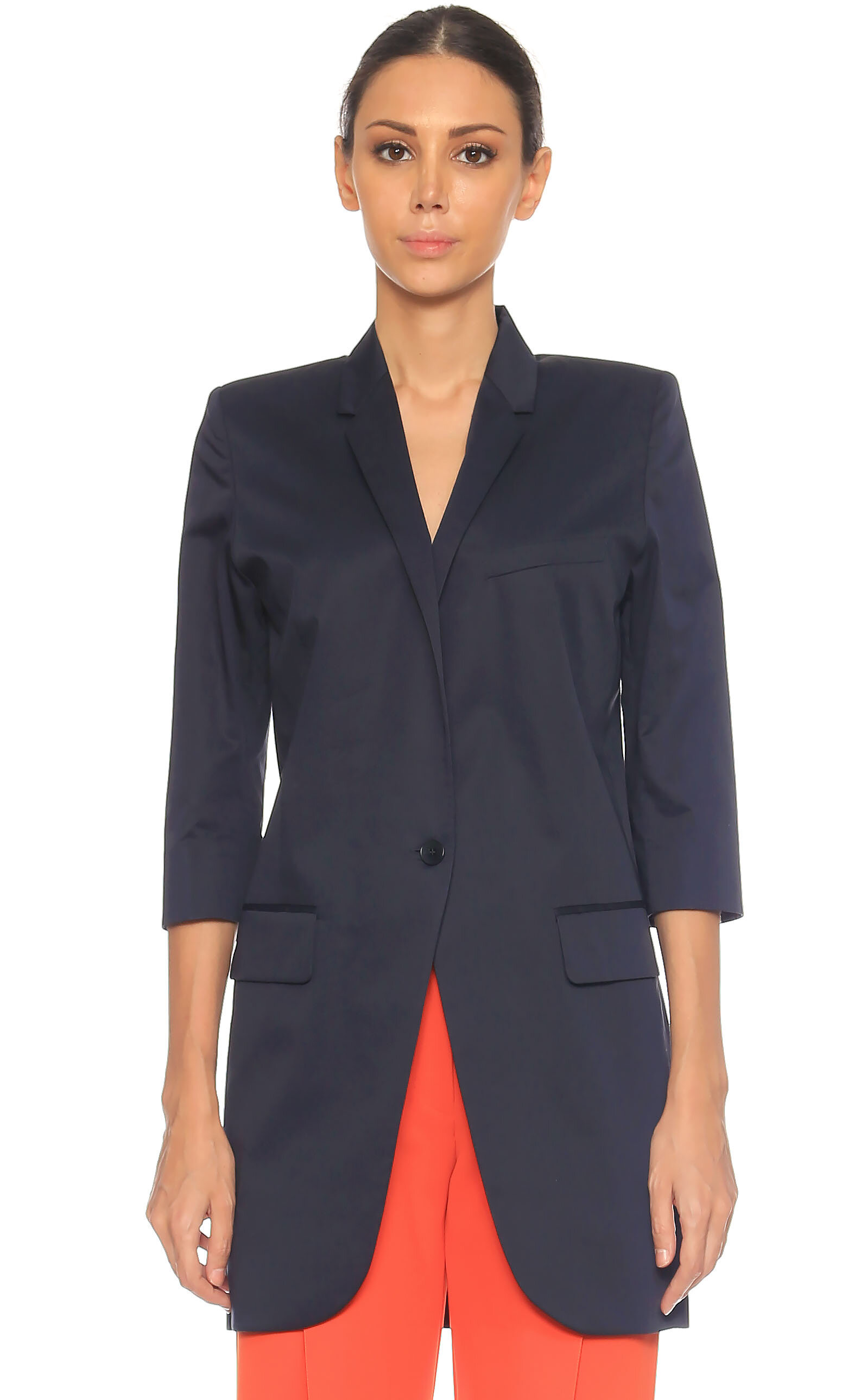 Barbara Bui-Barbara Bui Düz Desen Lacivert Ceket