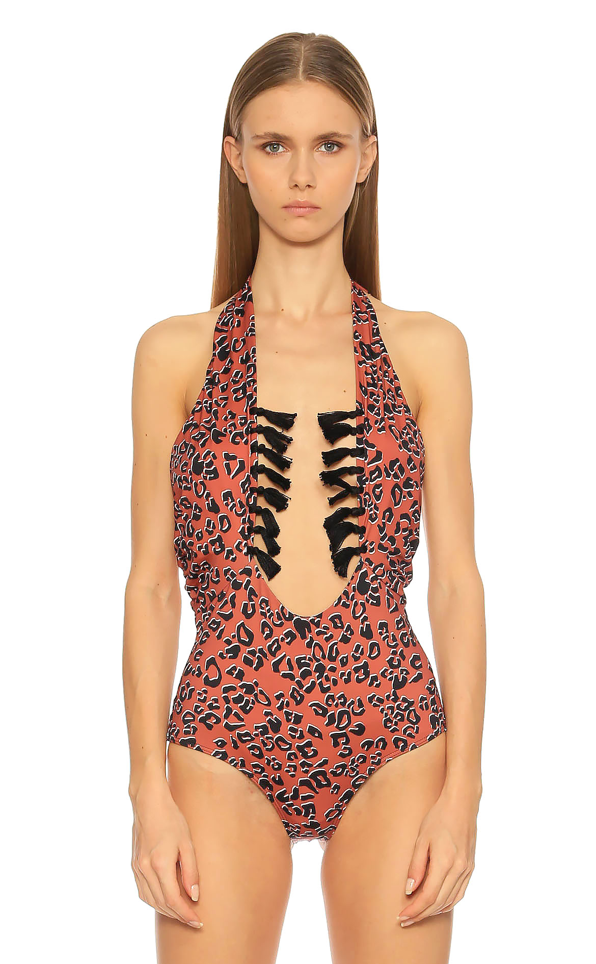 Beach Riot-Beach Riot Leopar Desenli Mayo Beach Riot-Beach Riot Leopar Desenli Mayo