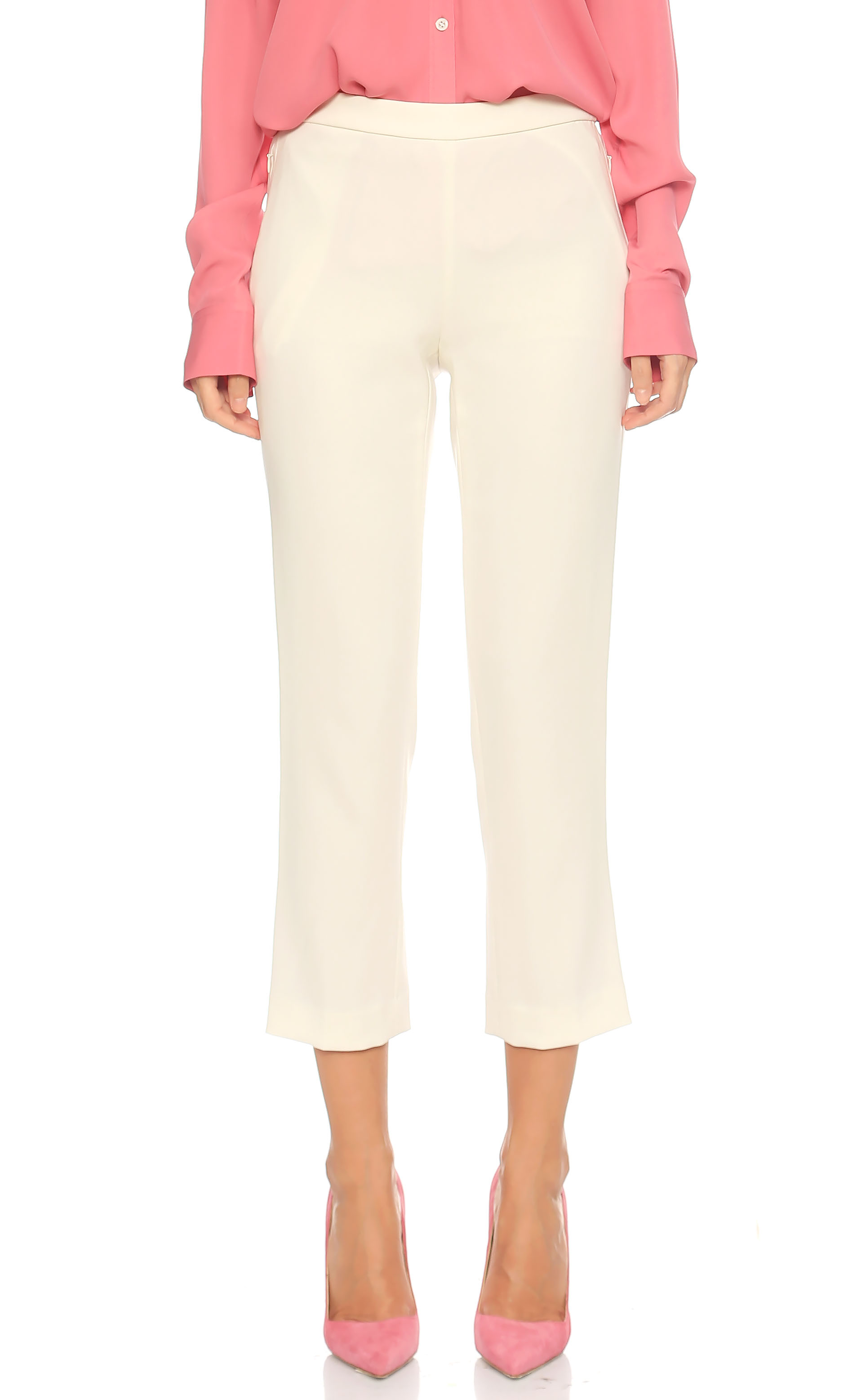 Theory-Theory Krem Rengi Pantolon