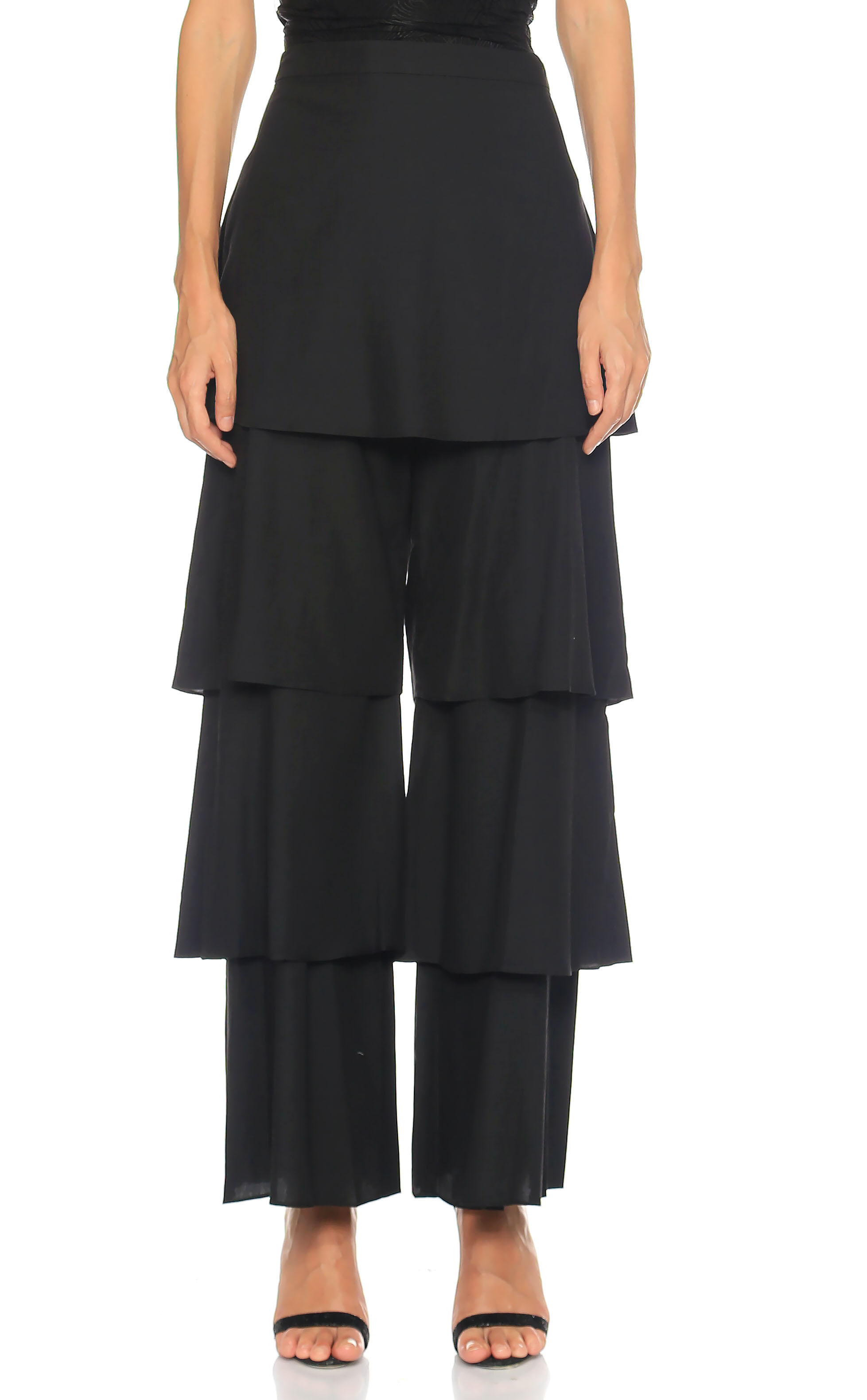 BCBG MAX AZRIA-BCBG MAX AZRIA Siyah Pantolon