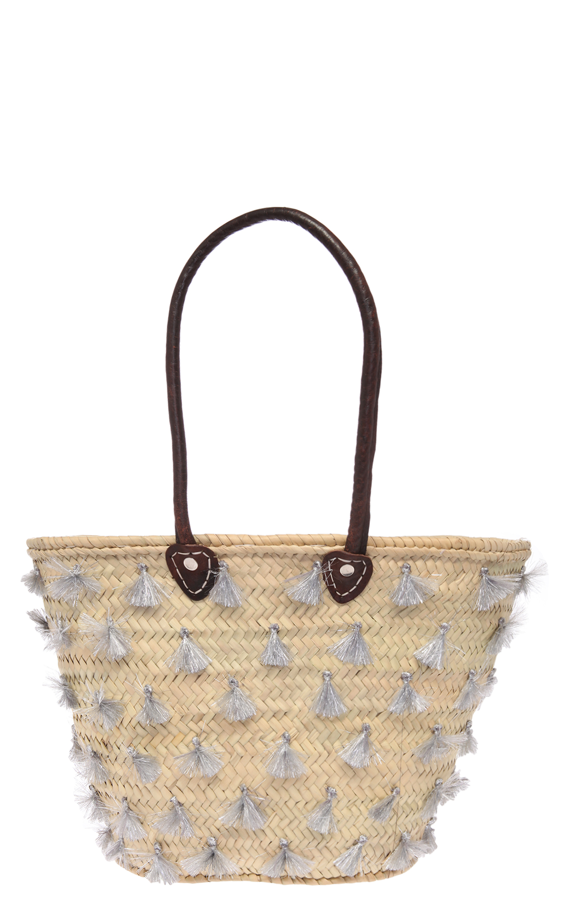 Soeur Du Maroc-Soeur Du Maroc Gümüş Rengi Plaj Çantası