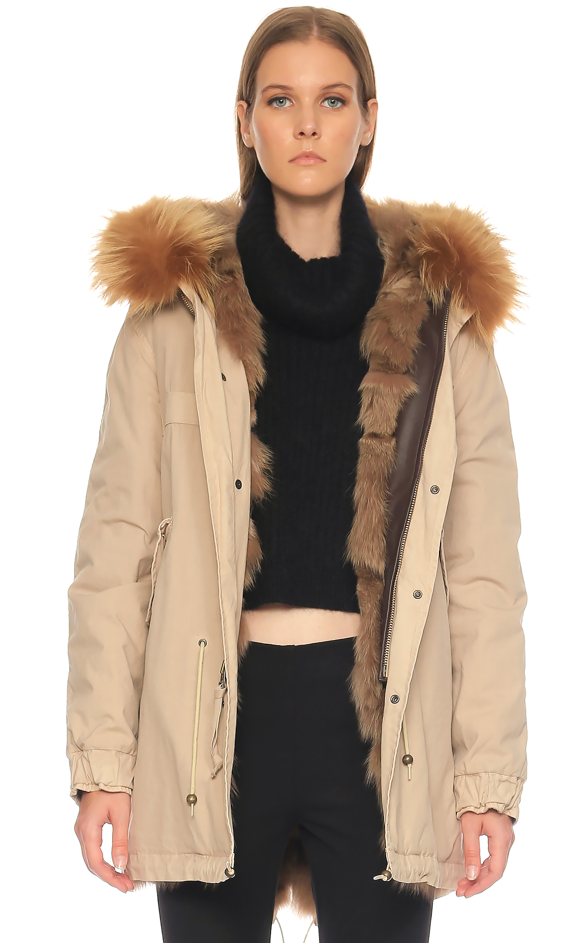 Mr&Mrs Italy-Mr&Mrs Italy Bej Parka Mr&Mrs Italy-Mr&Mrs Italy Bej Parka