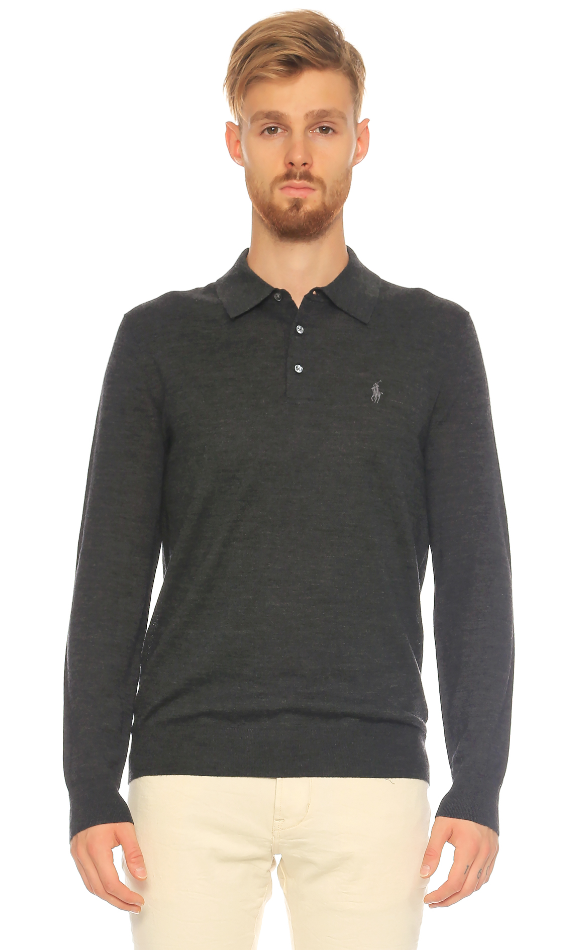 Ralph Lauren Blue Label-Ralph Lauren Blue Label Antrasit Triko