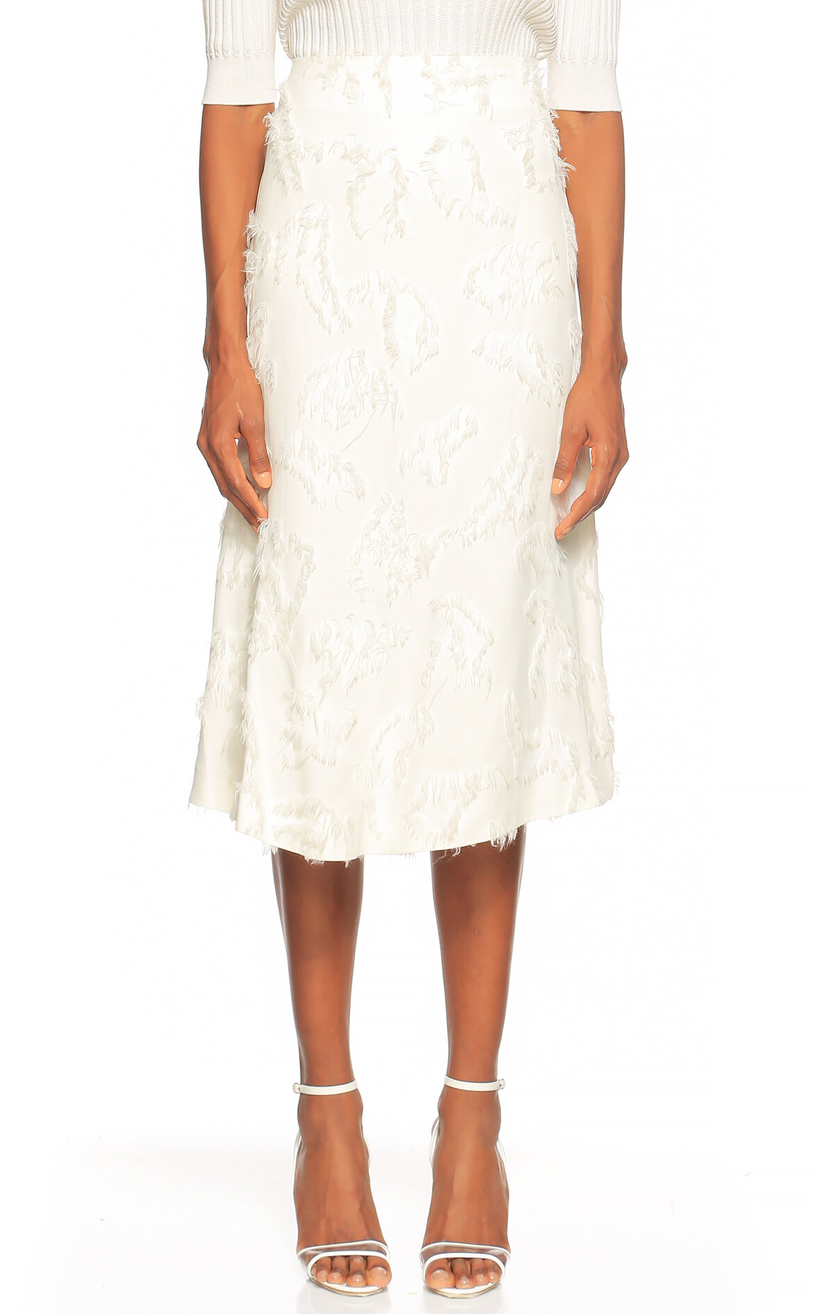 Jil Sander-Jil Sander Beyaz Etek