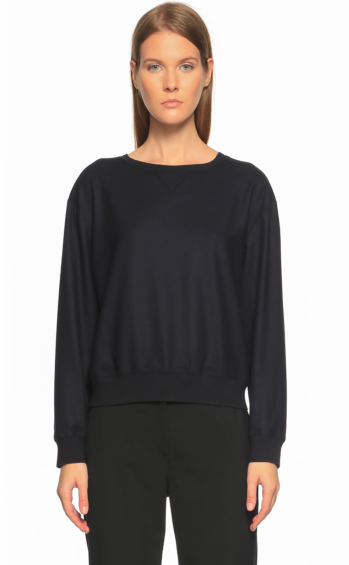 Theory-Theory Lacivert Sweatshirt