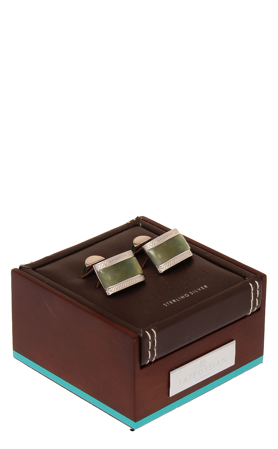 Tateossian-Tateossian Yeşil Kol Düğmesi