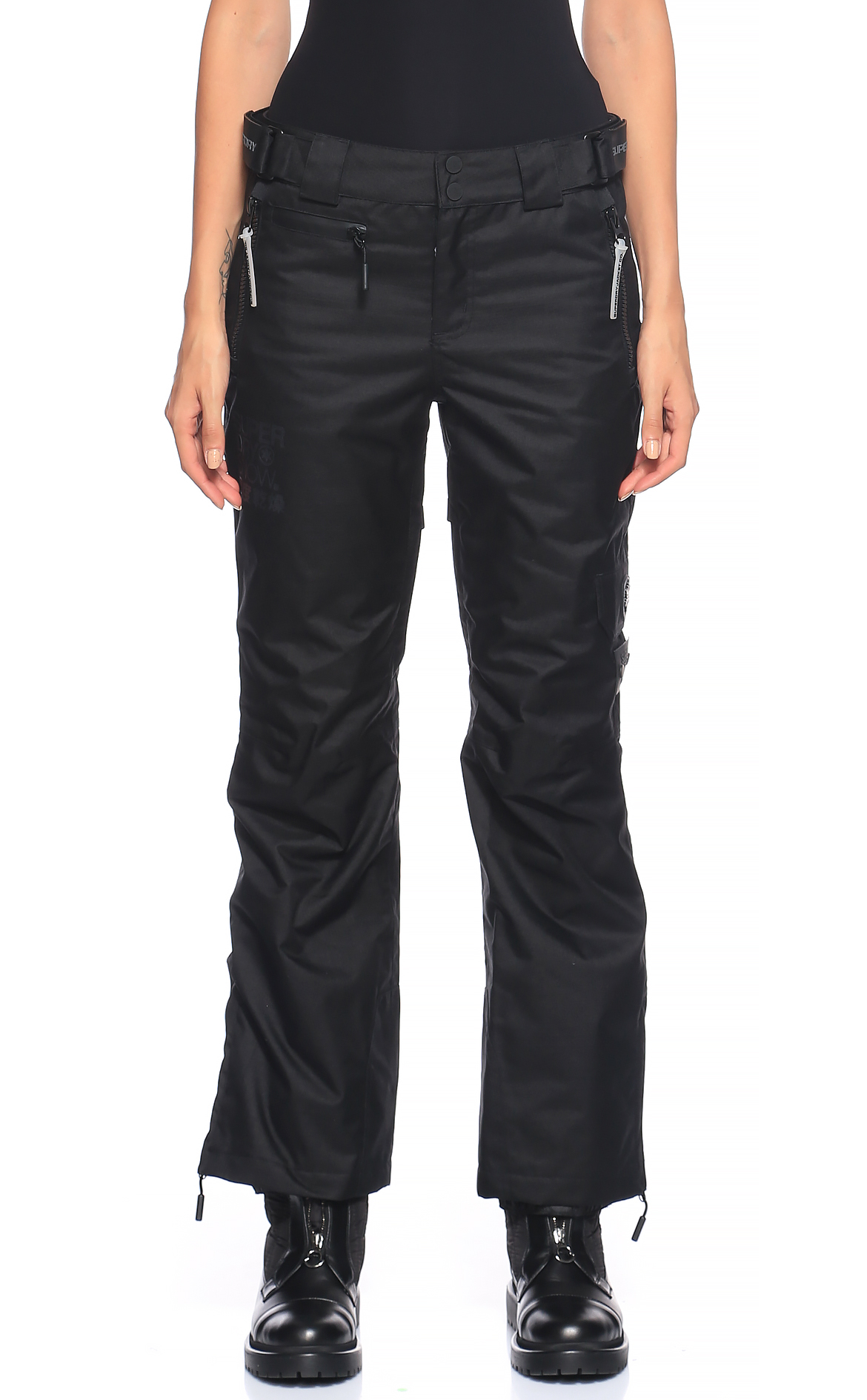 Superdry-Superdry Siyah Kayak Pantolonu