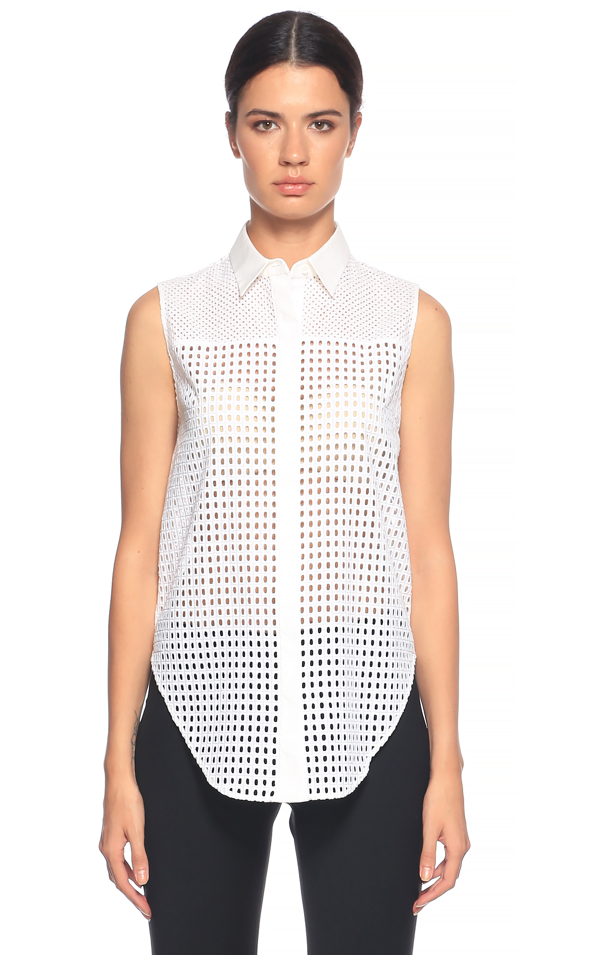 3.1 Phillip Lim-3.1 Phillip Lim Beyaz Bluz