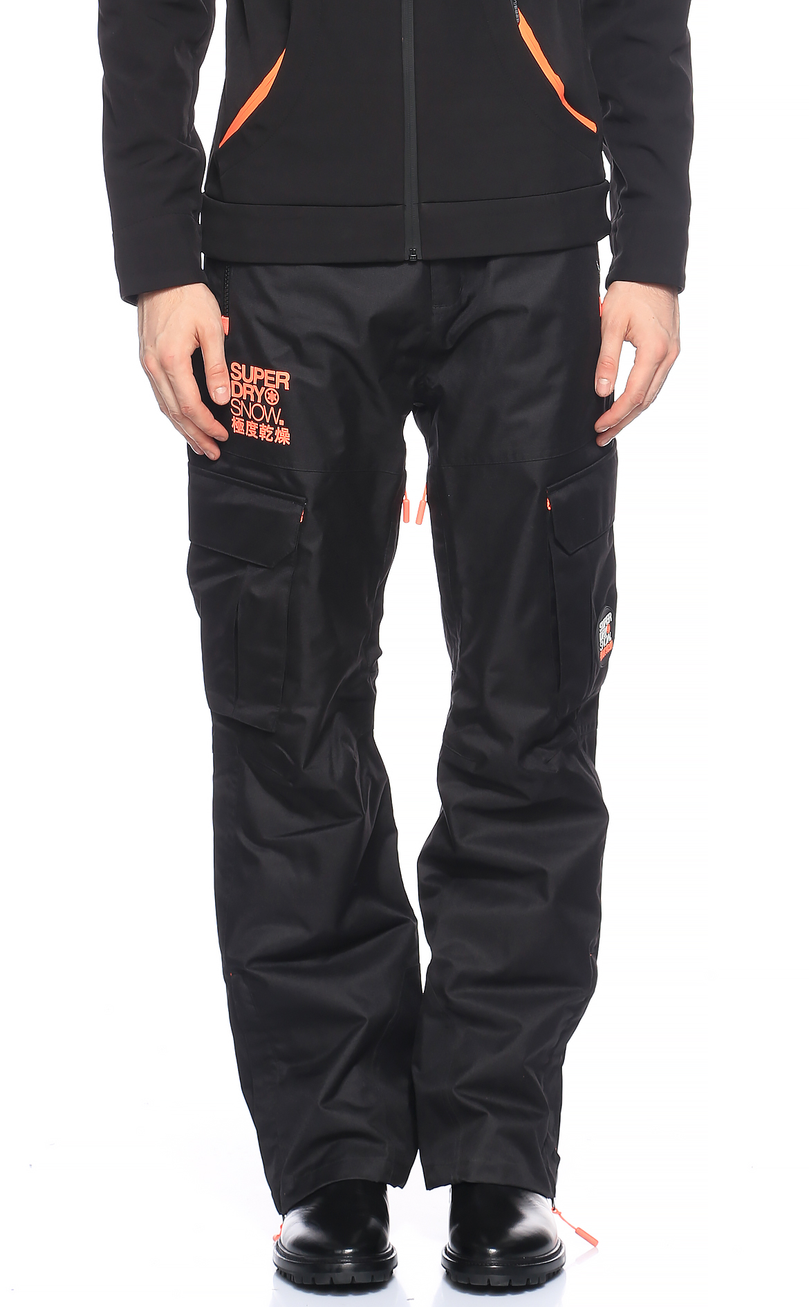 Superdry-Superdry Siyah Kayak Pantolonu