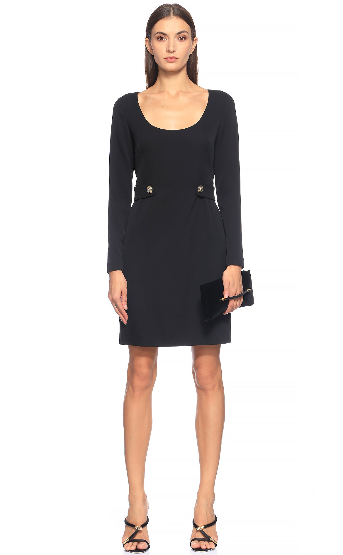 Roberto Cavalli-Roberto Cavalli Mini Siyah Elbise