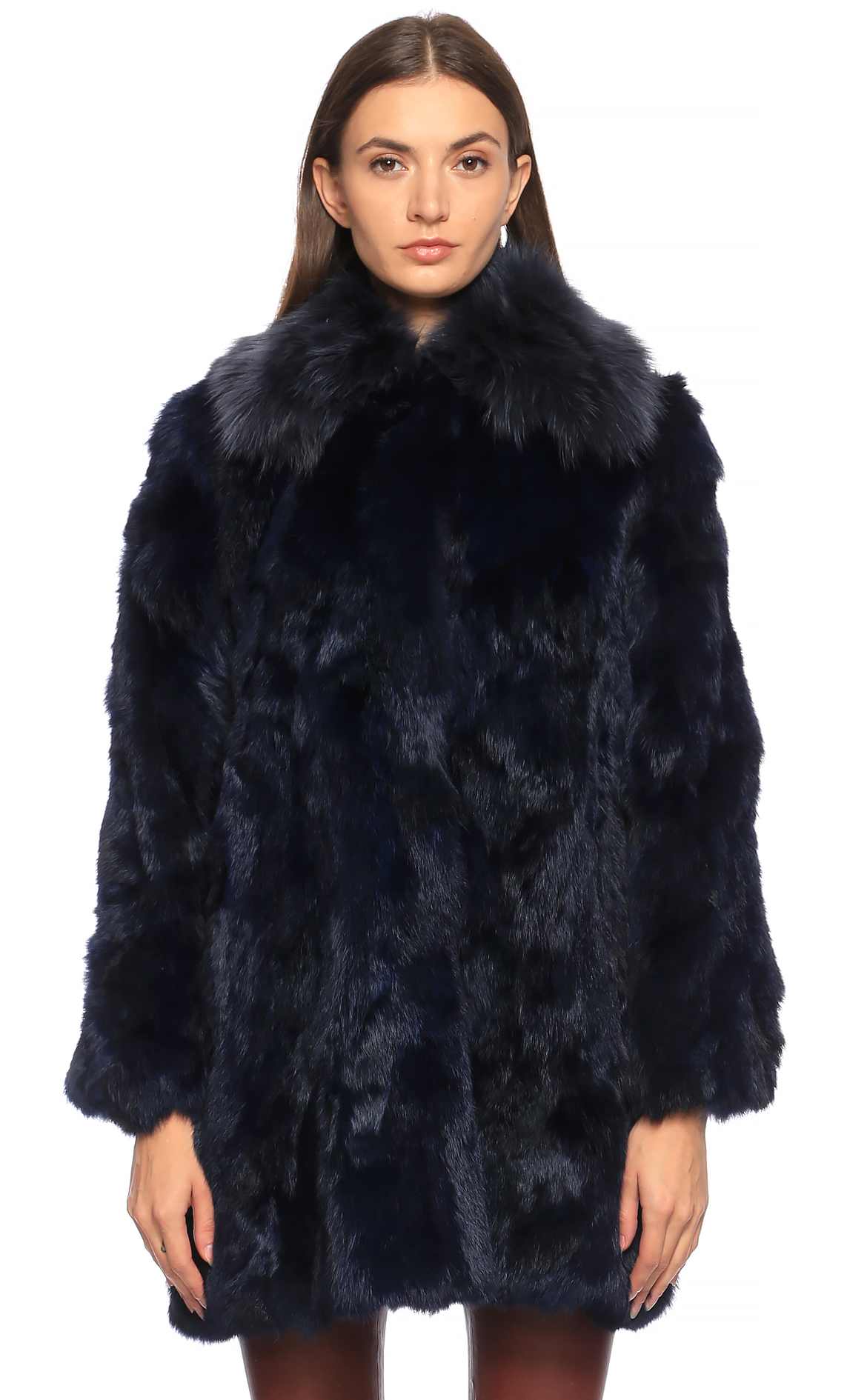 Adrienne Landau-Adrienne Landau Mavi Kürk