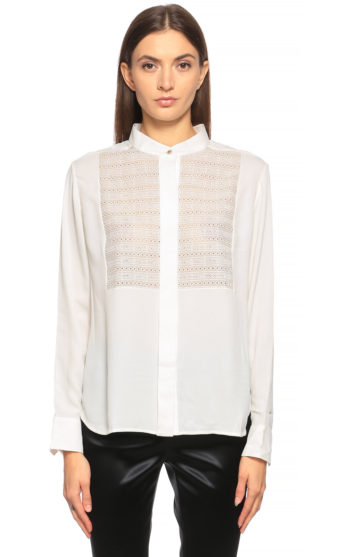 Lanvin-Lanvin Ekru Gömlek