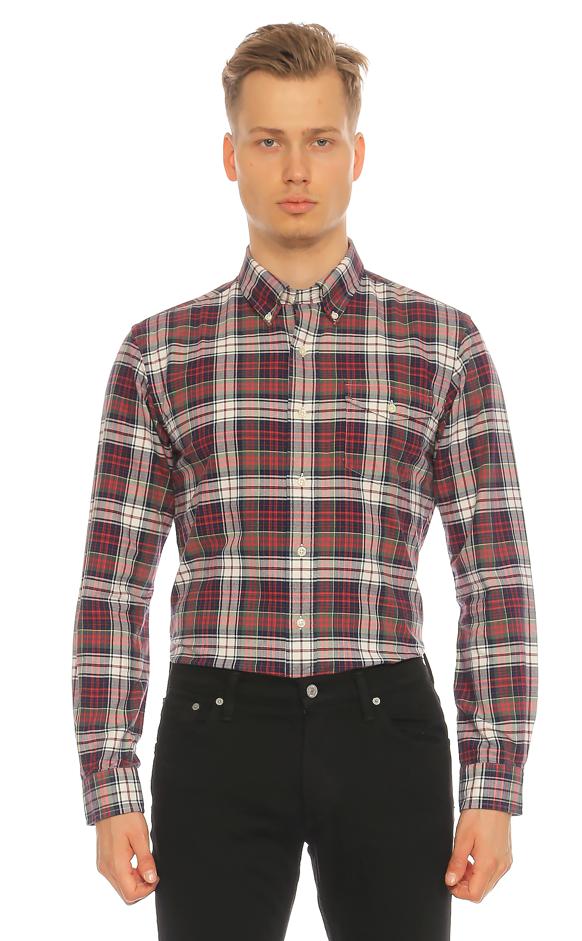 Ralph Lauren Blue Label-Ralph Lauren Blue Label Kareli Renkli Gömlek