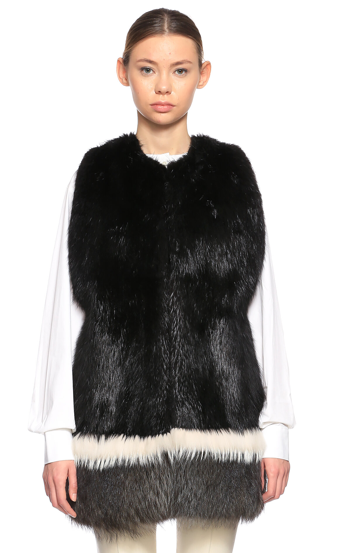 Gerard Darel-Gerard Darel Siyah Kürk Yelek